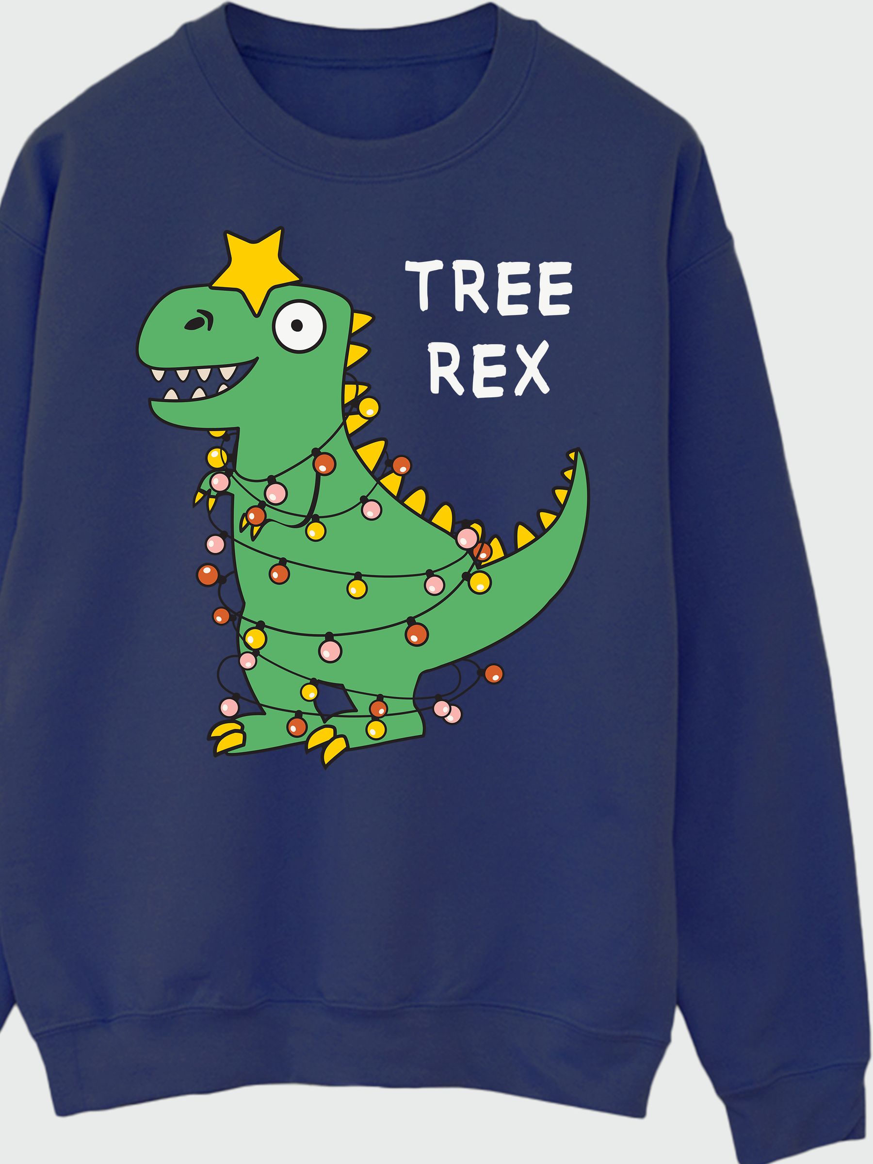 Buy Brands In Blue Men Christmas Tree Rex Burgundy 100% Cotton Sweattop ...