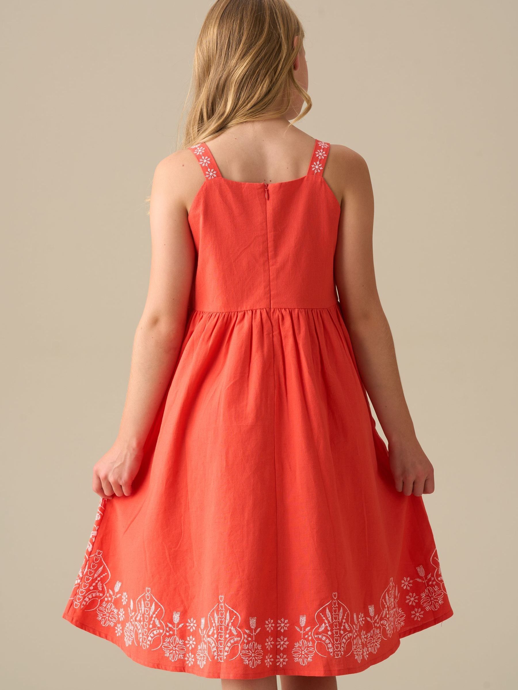 Buy Angel & Rocket Red Pippa Red Embroidered Dress from Next South Africa