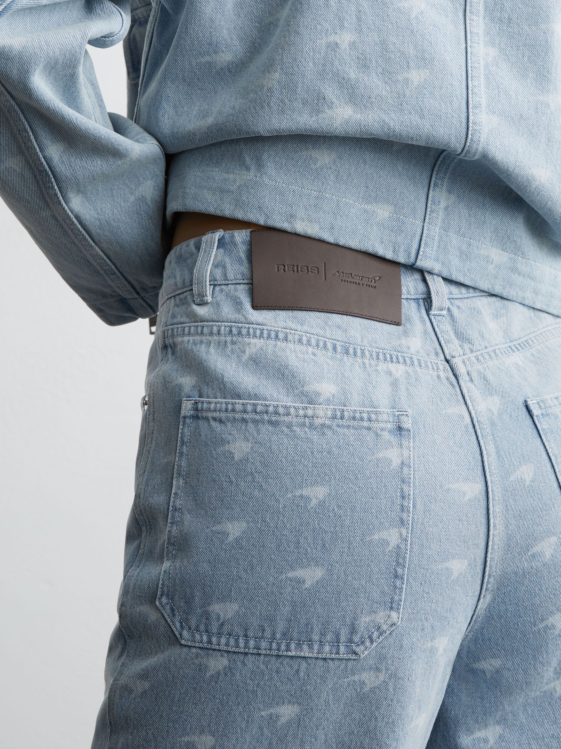 Buy McLaren Racing Straight-Leg Speedmark Jeans from the Next UK online ...