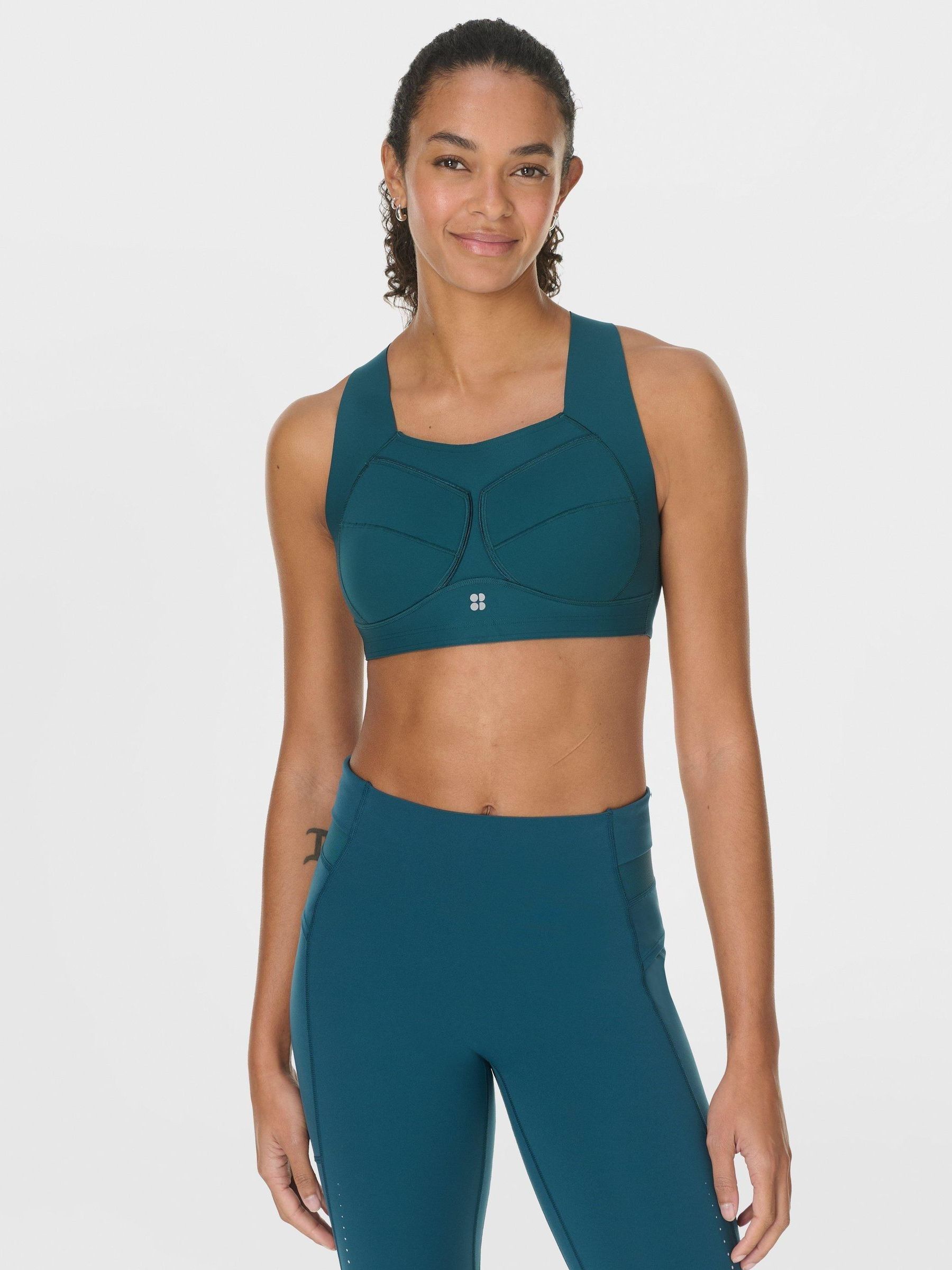 Buy Sweaty Betty Green Zero Gravity Running Bra from Next Netherlands