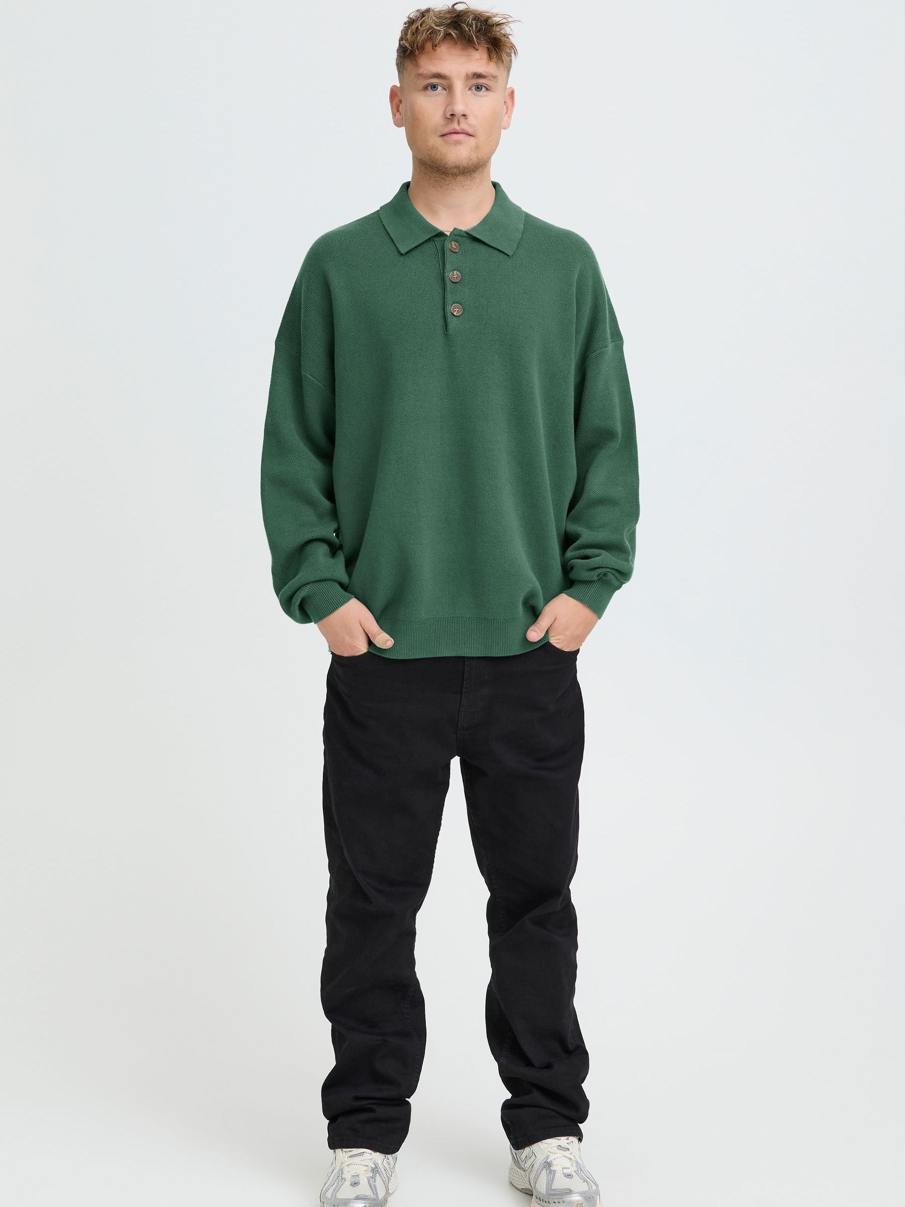 Buy !Solid Green Ryker Polo Sweater from the Next UK online shop