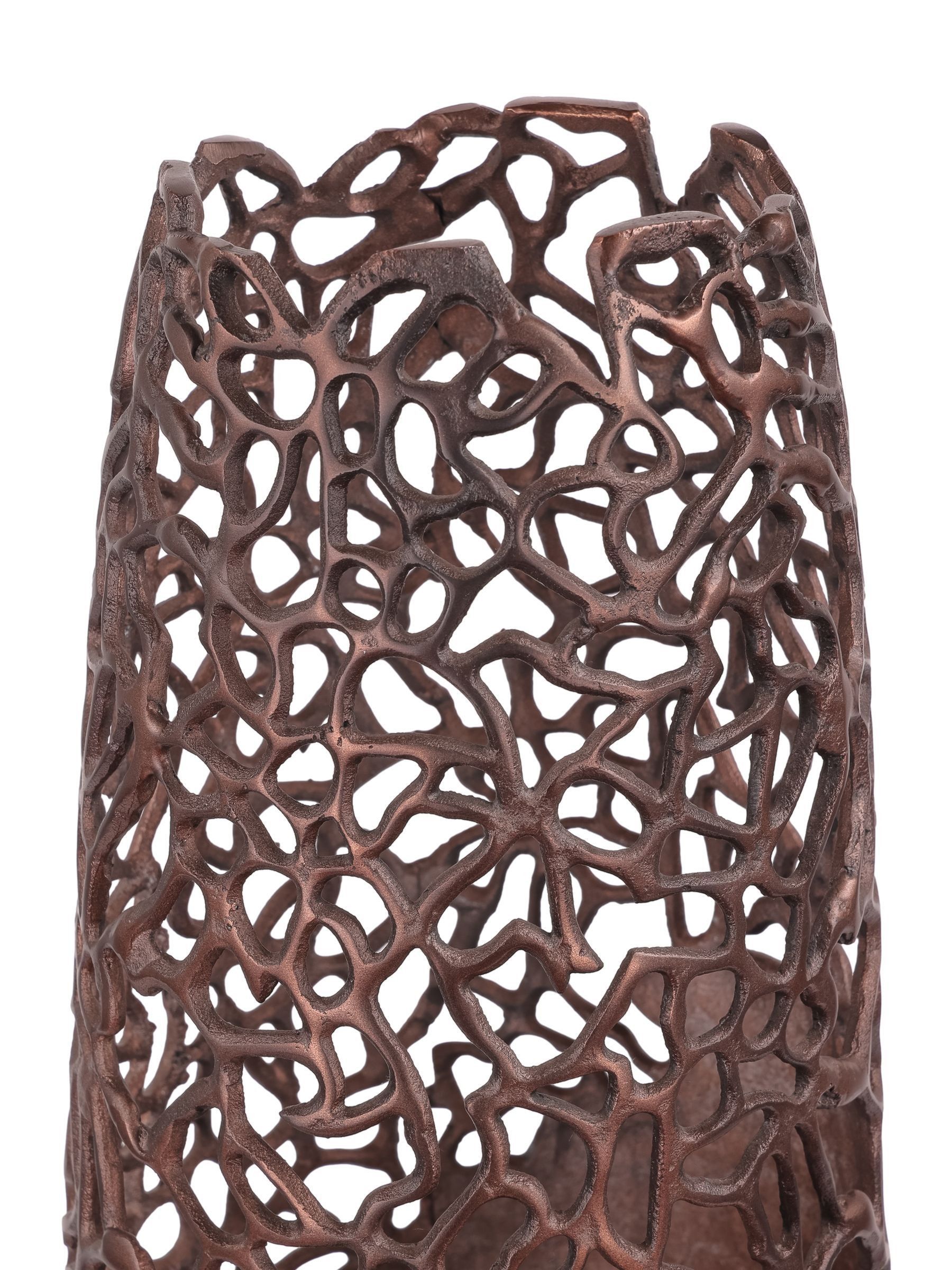 Buy Libra Interiors Bronze Apo Coral Raw Bronze Large Vase from Next ...