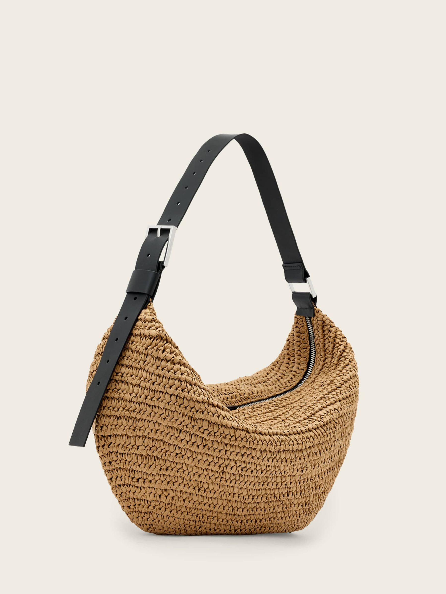 Buy AllSaints Brown Luna Paper Shoulder Bag from Next Belgium