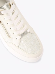 Buy Carvela Chalk White Jive Lace-Up Trainers from Next Australia