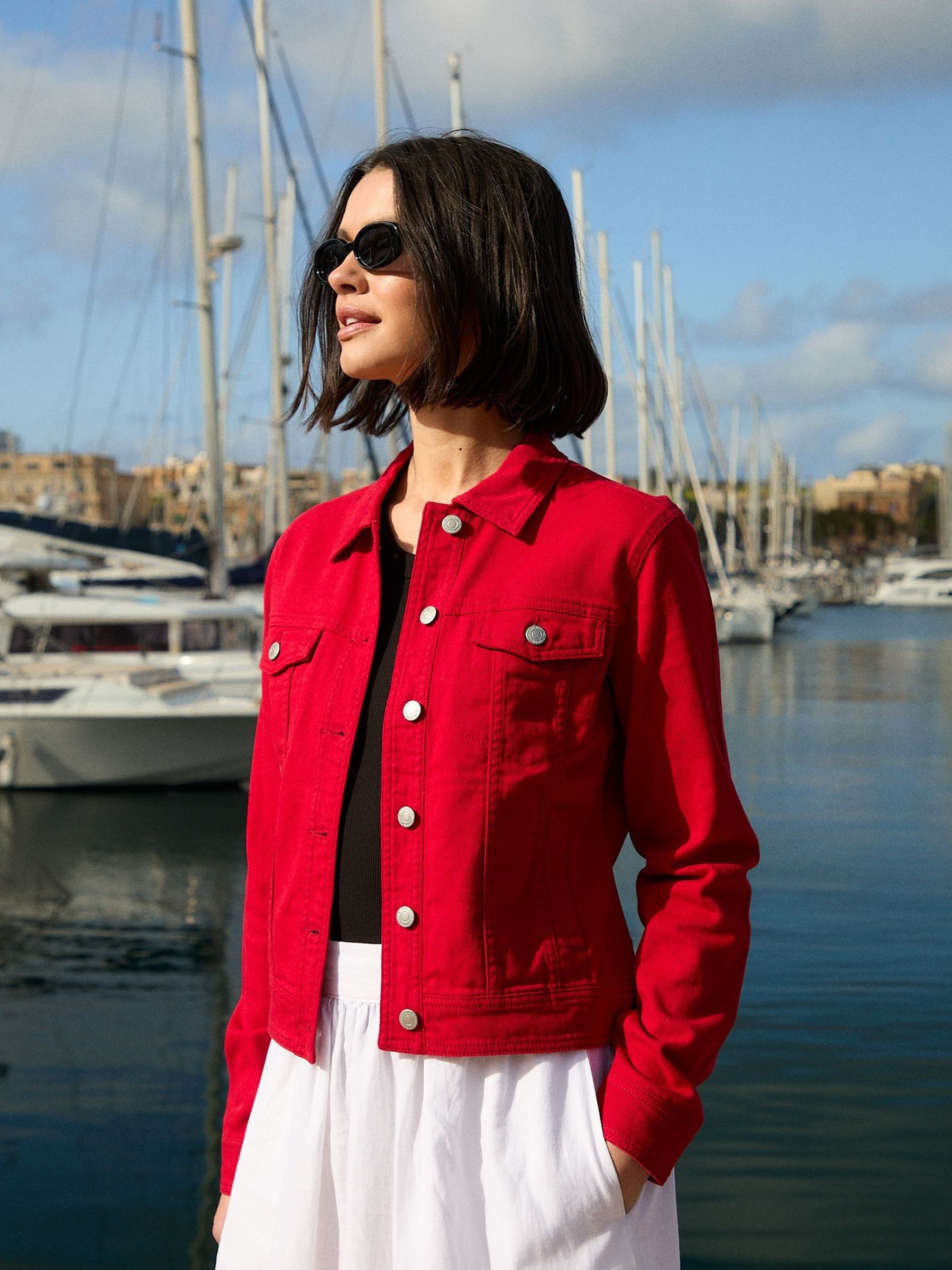 Buy Threadbare Red Classic Denim Jacket from Next Australia
