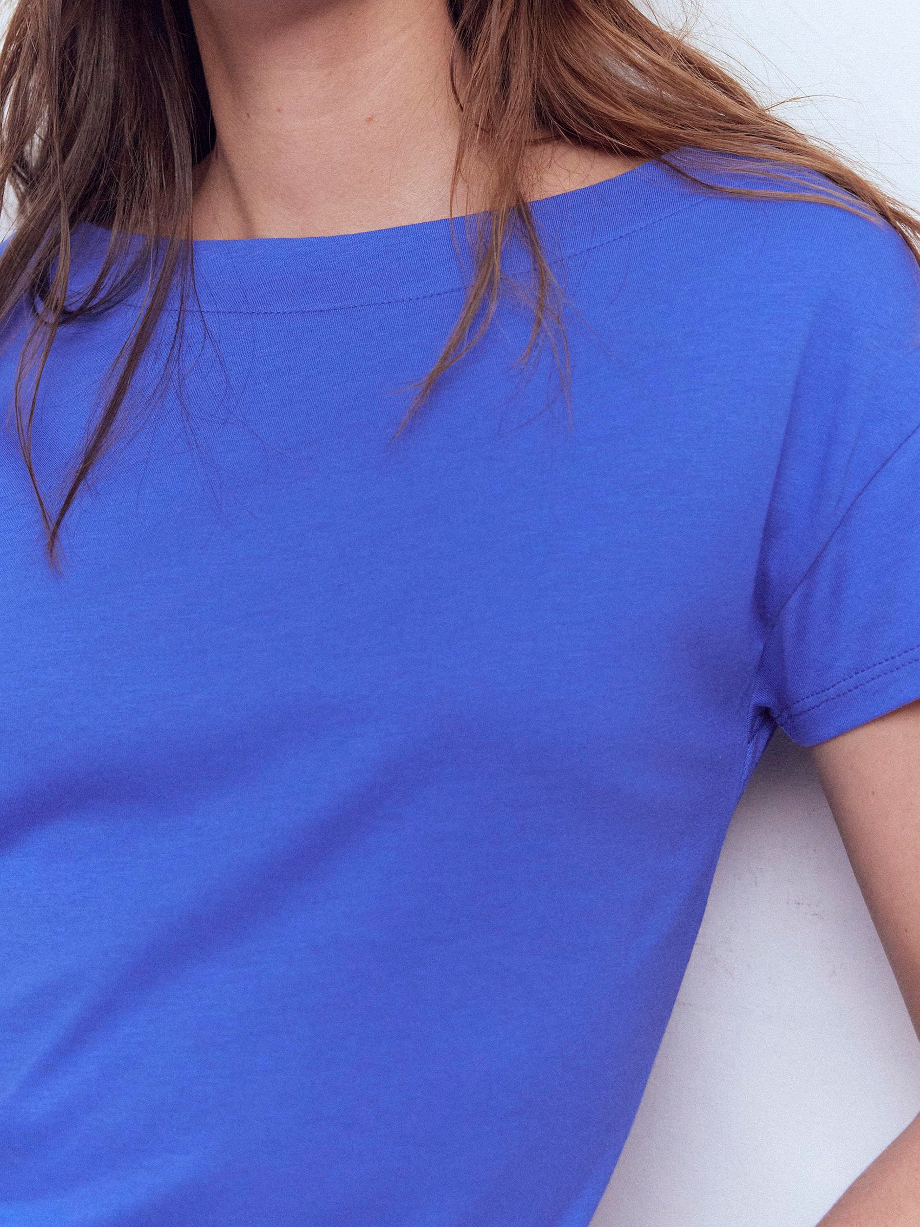 Buy Boden Blue Supersoft Boat Neck T-Shirt from Next South Africa