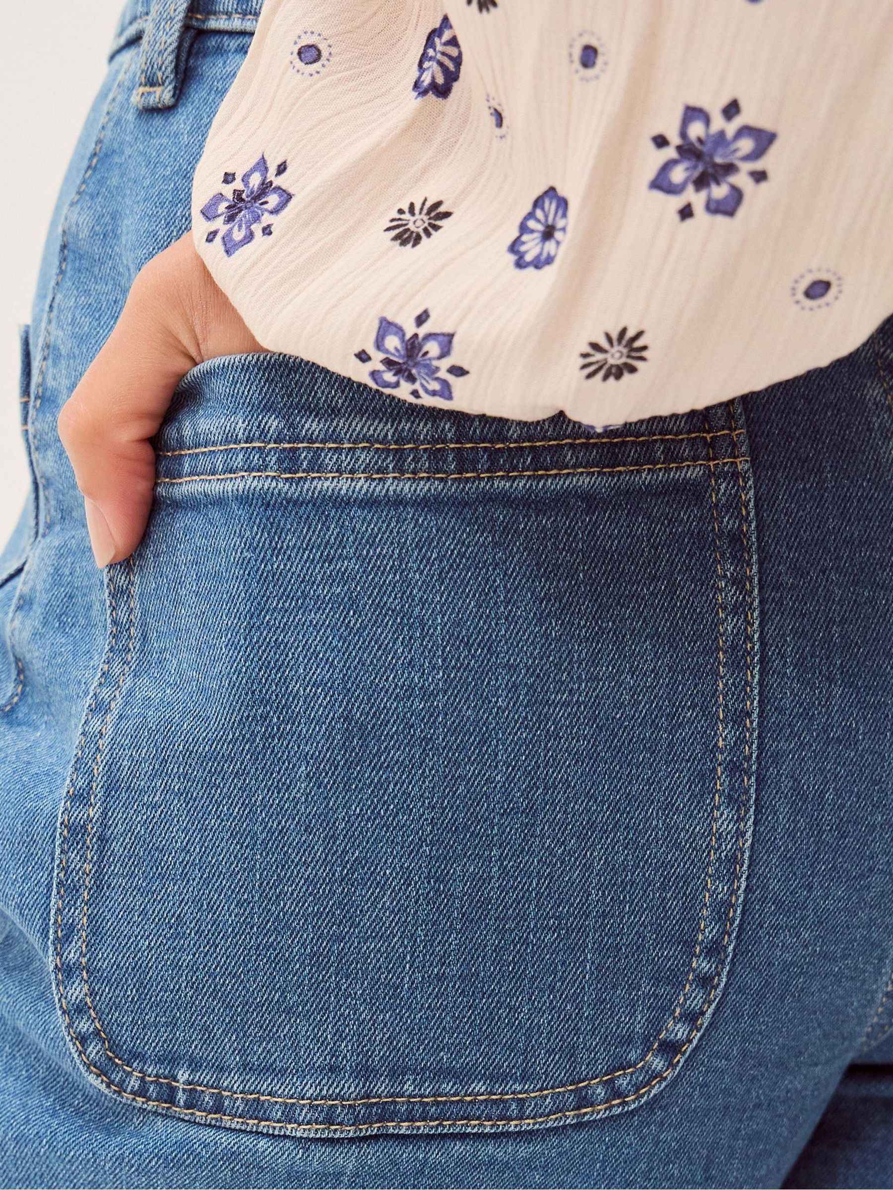 Buy Monsoon Blue Arlo Regular Crop Jeans from Next Ireland