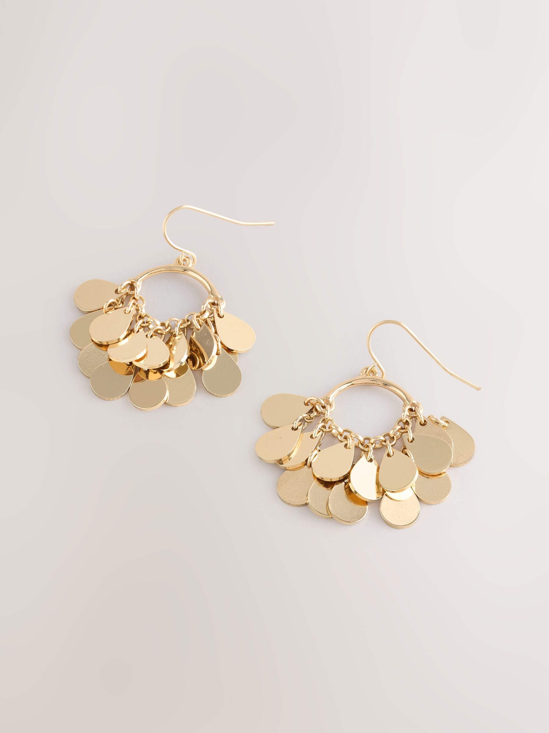 Buy Gold Tone Statement Disc Earrings from the Next UK online shop