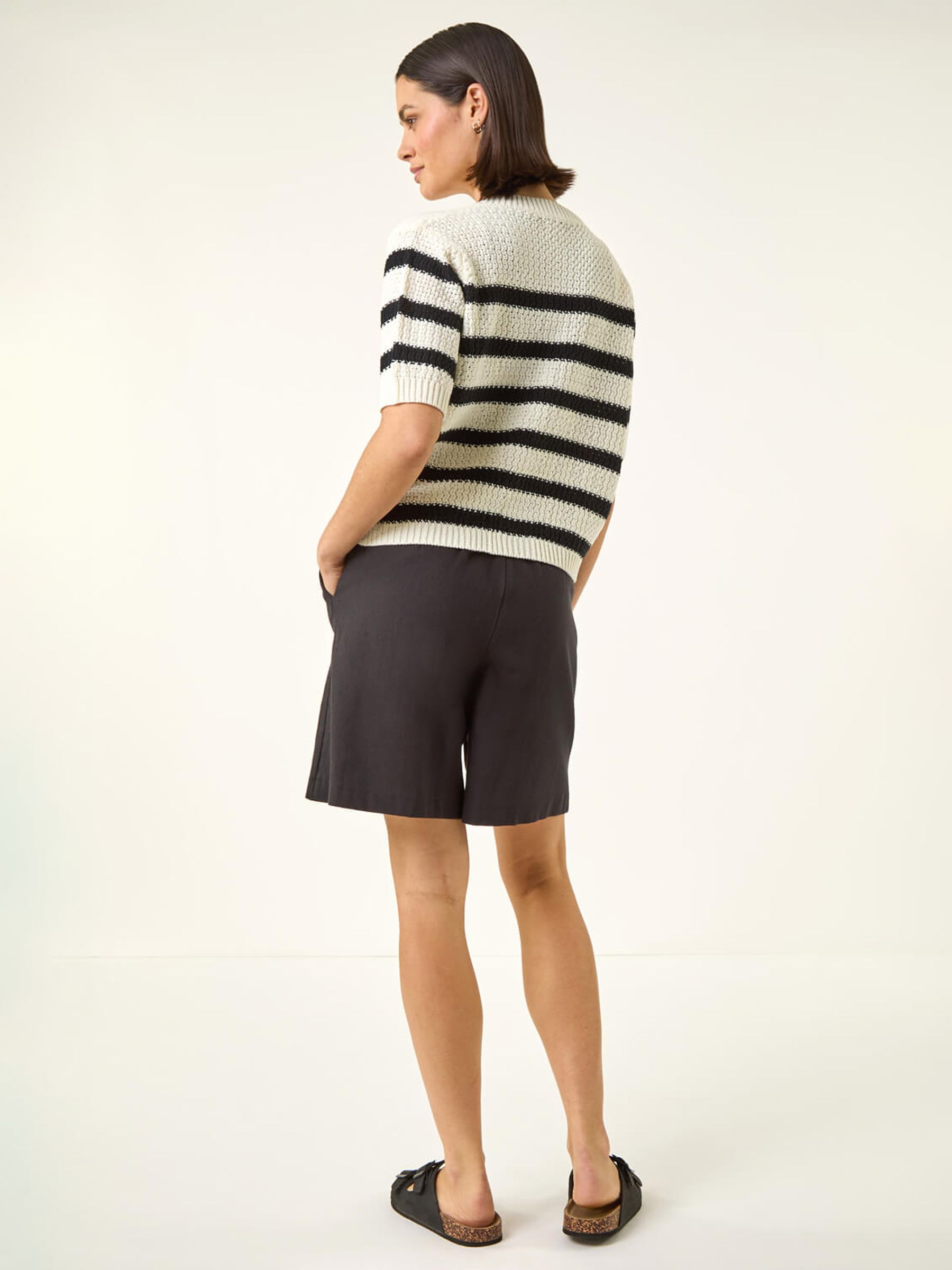 Buy Roman Stripe Button Knit Cardigan from Next Netherlands