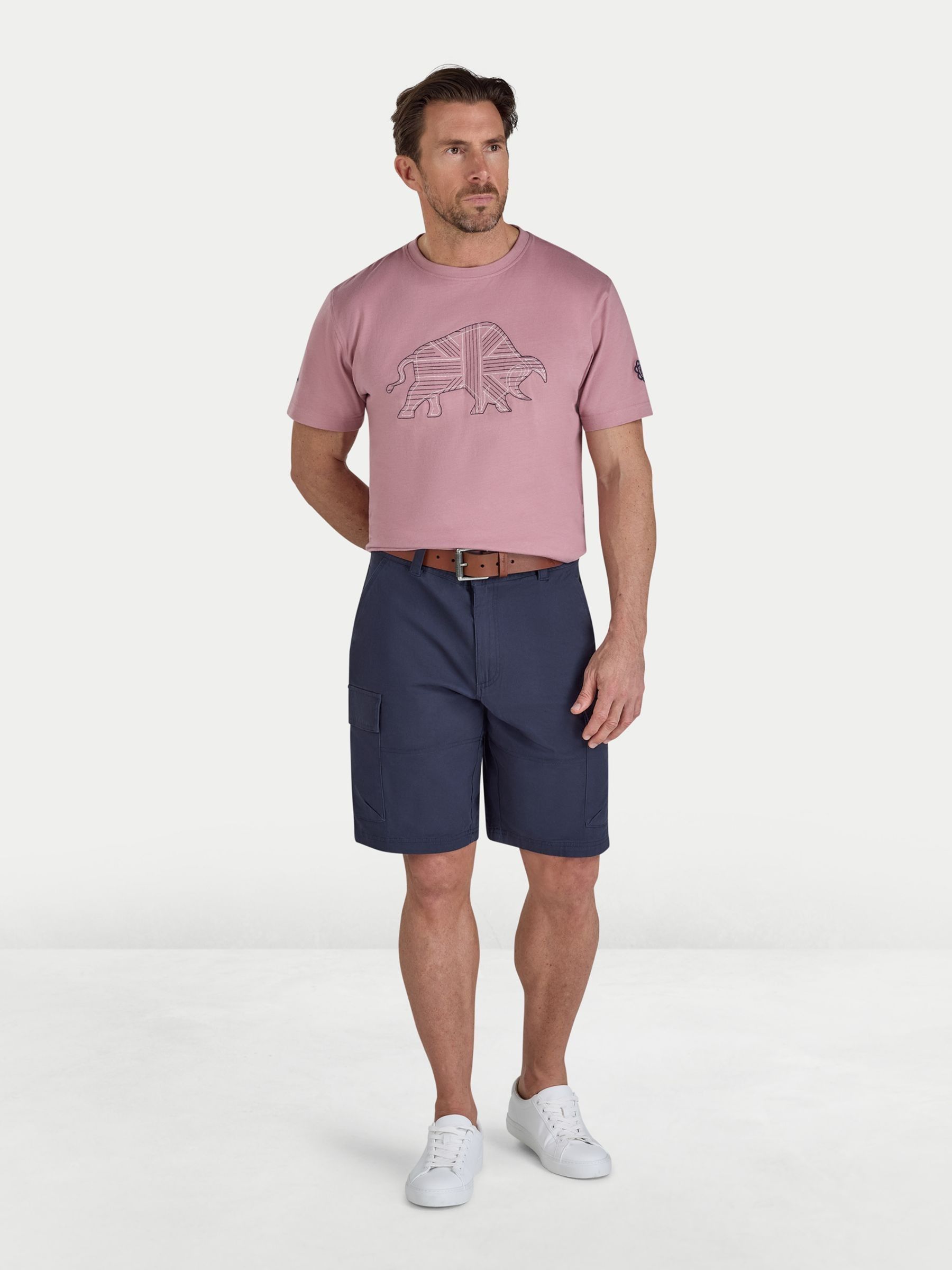 Buy Raging Bull Pink Stitched Bull T-Shirt from Next Canada