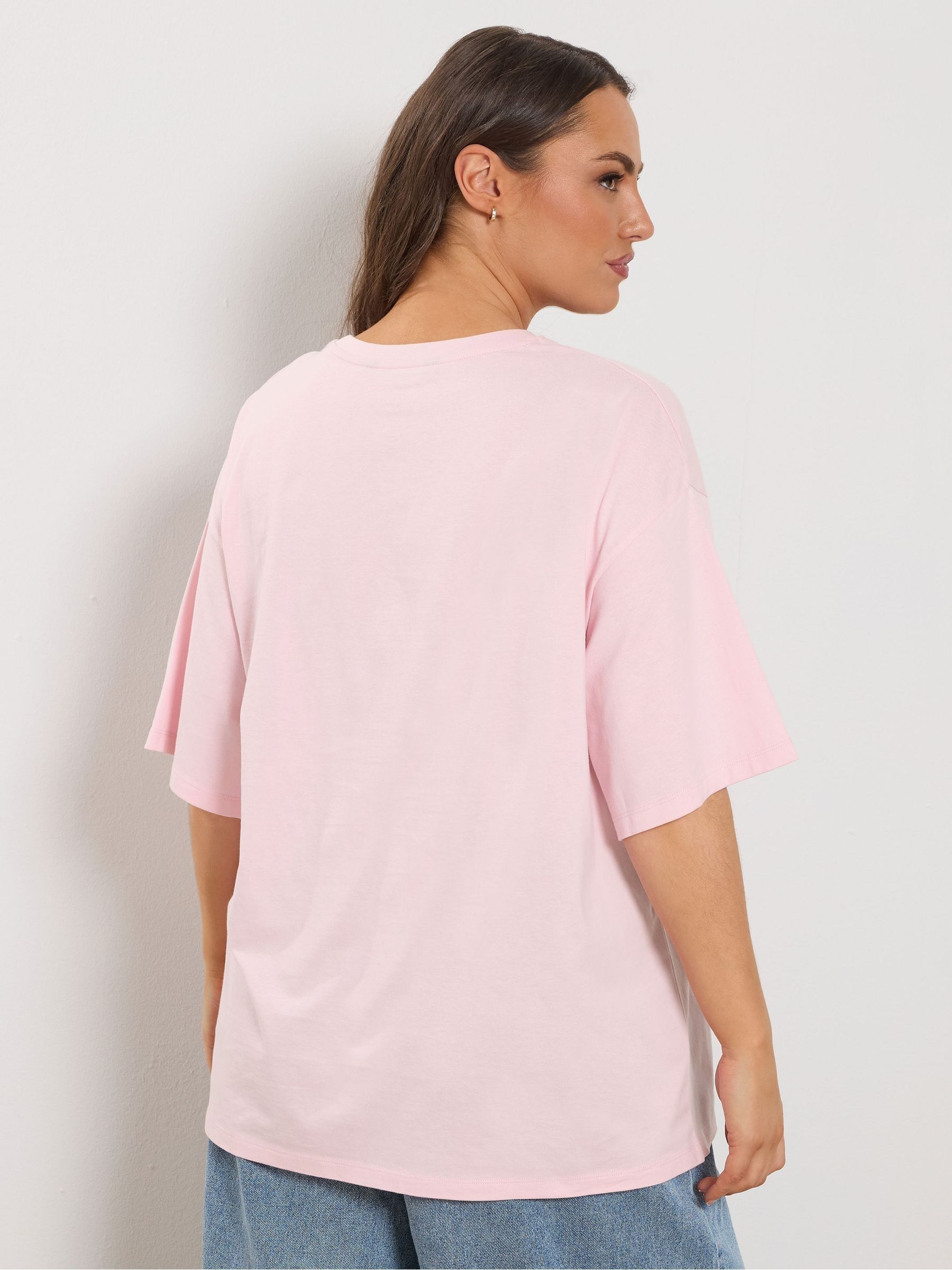 Buy Yours Curve Pink Cherish' Cherry Slogan T-Shirt from the Next UK ...