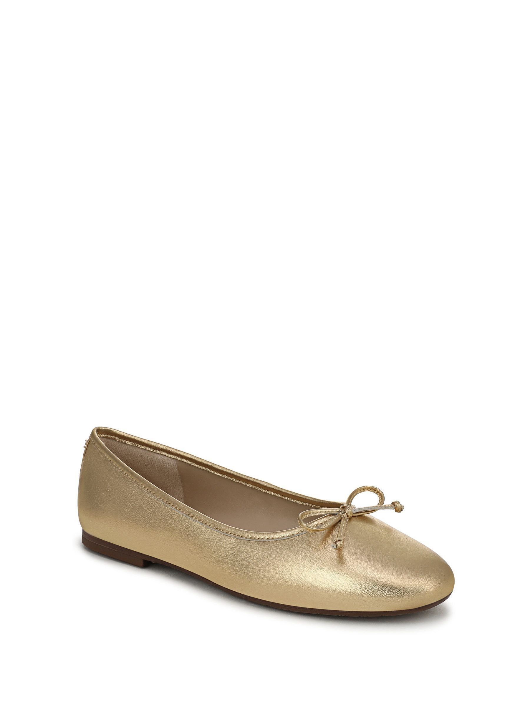 Buy Sam Edelman Gold Alie Regular Fit Ballet Shoes from the Next UK ...