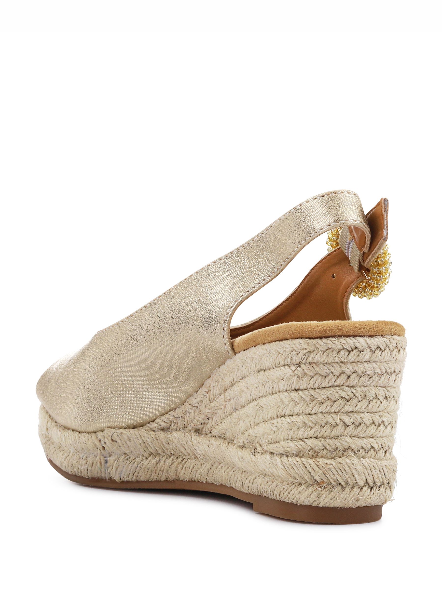 Buy Pavers Gold Buckle Fastening Wedge Espadrilles from the Next UK ...