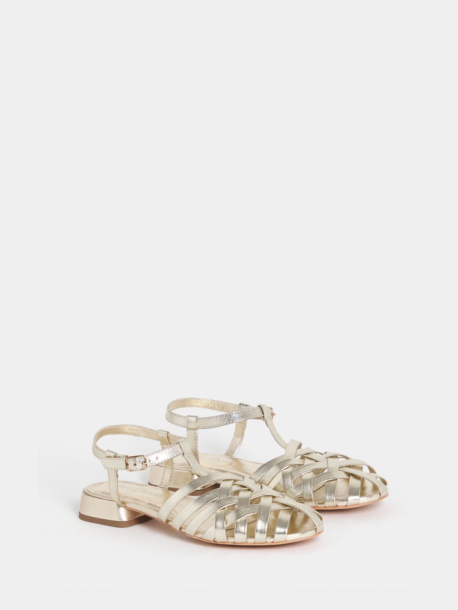 Buy JD Williams Gold Refined Fishermans Woven Sandals from the Next UK ...