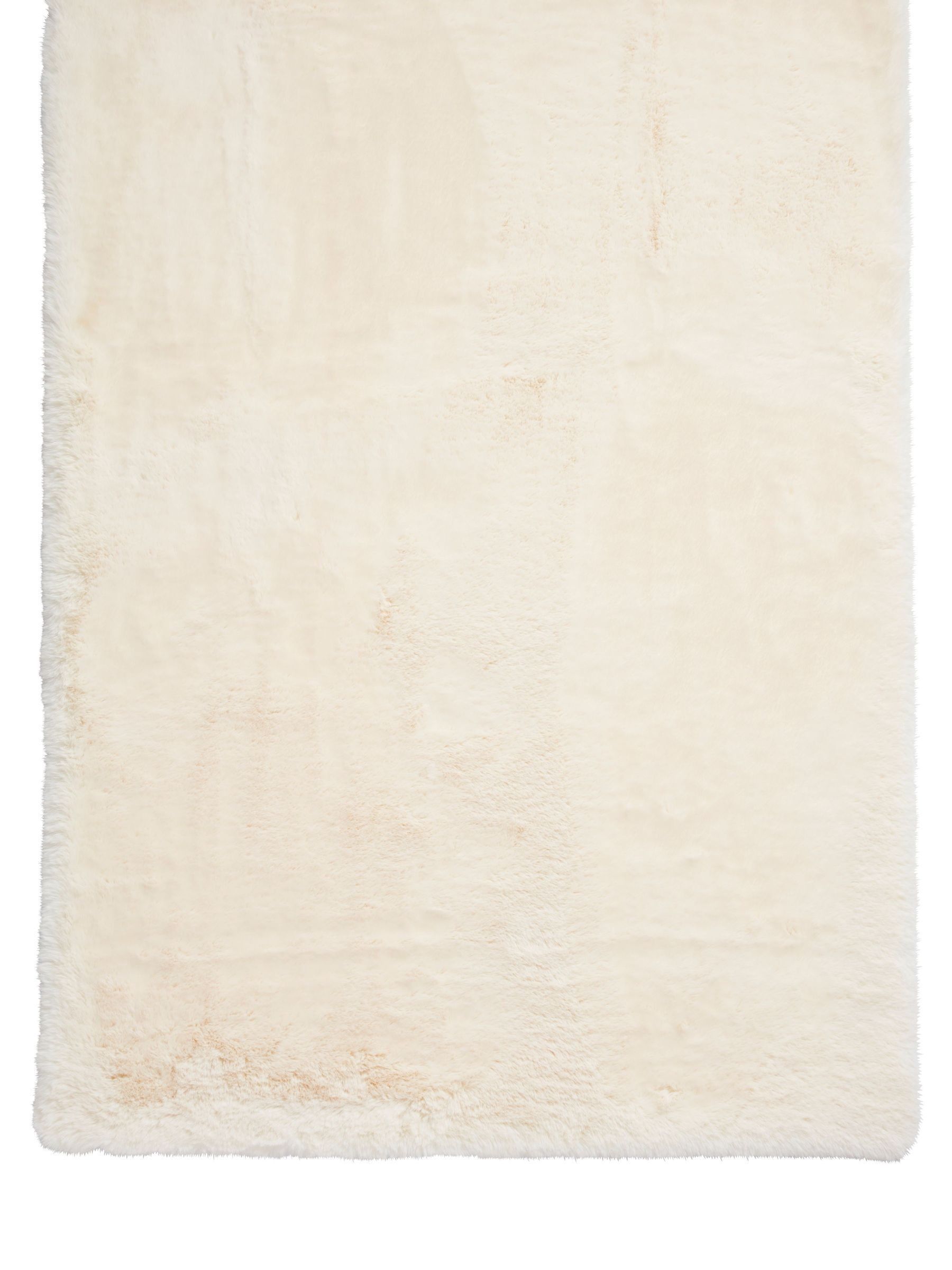 Buy Think Rugs Ivory Super Teddy Plain Shaggy Rug from the Next UK ...