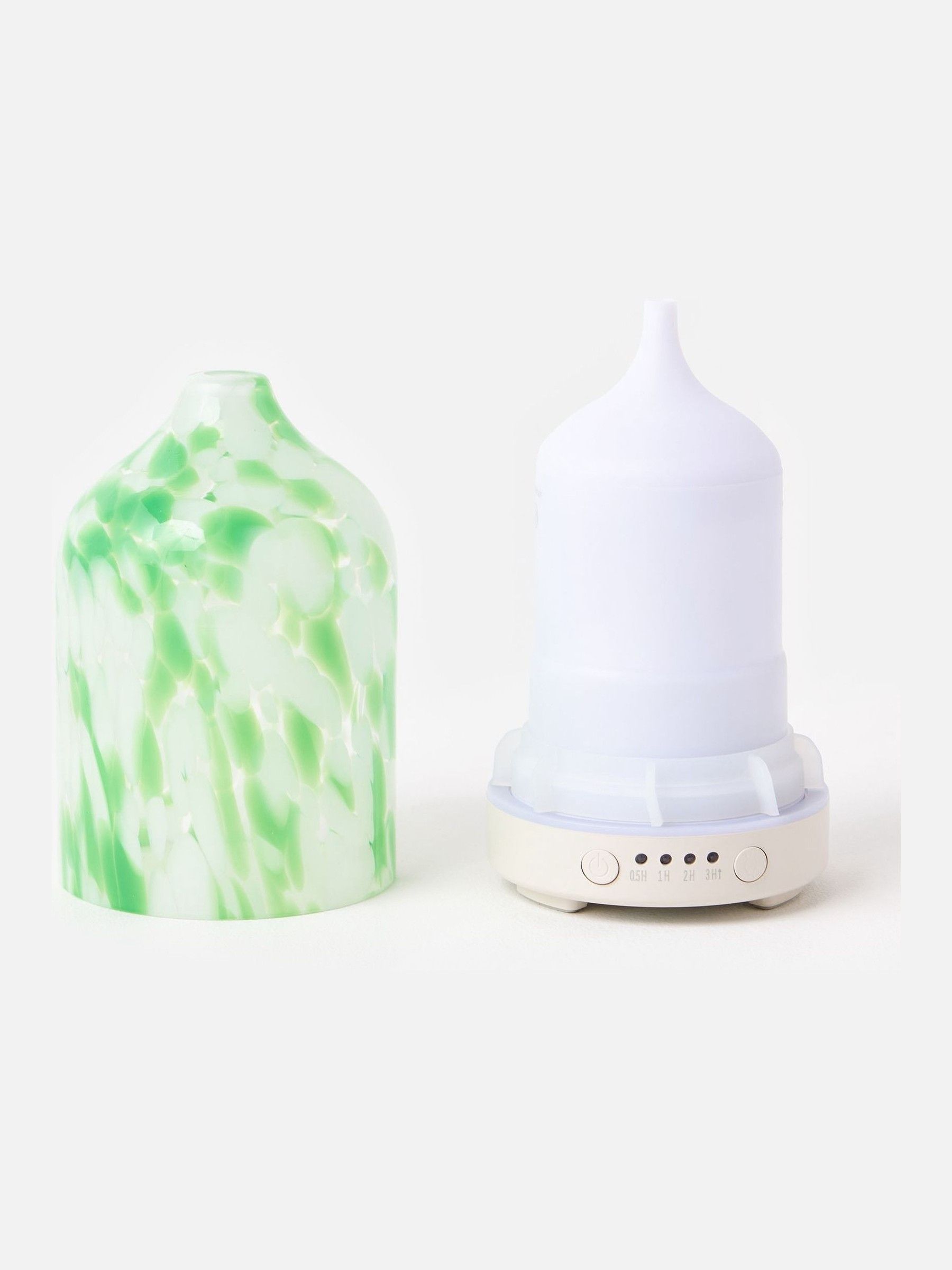 Buy Oliver Bonas Green Pintar Glass Essential Oil Electric from the ...