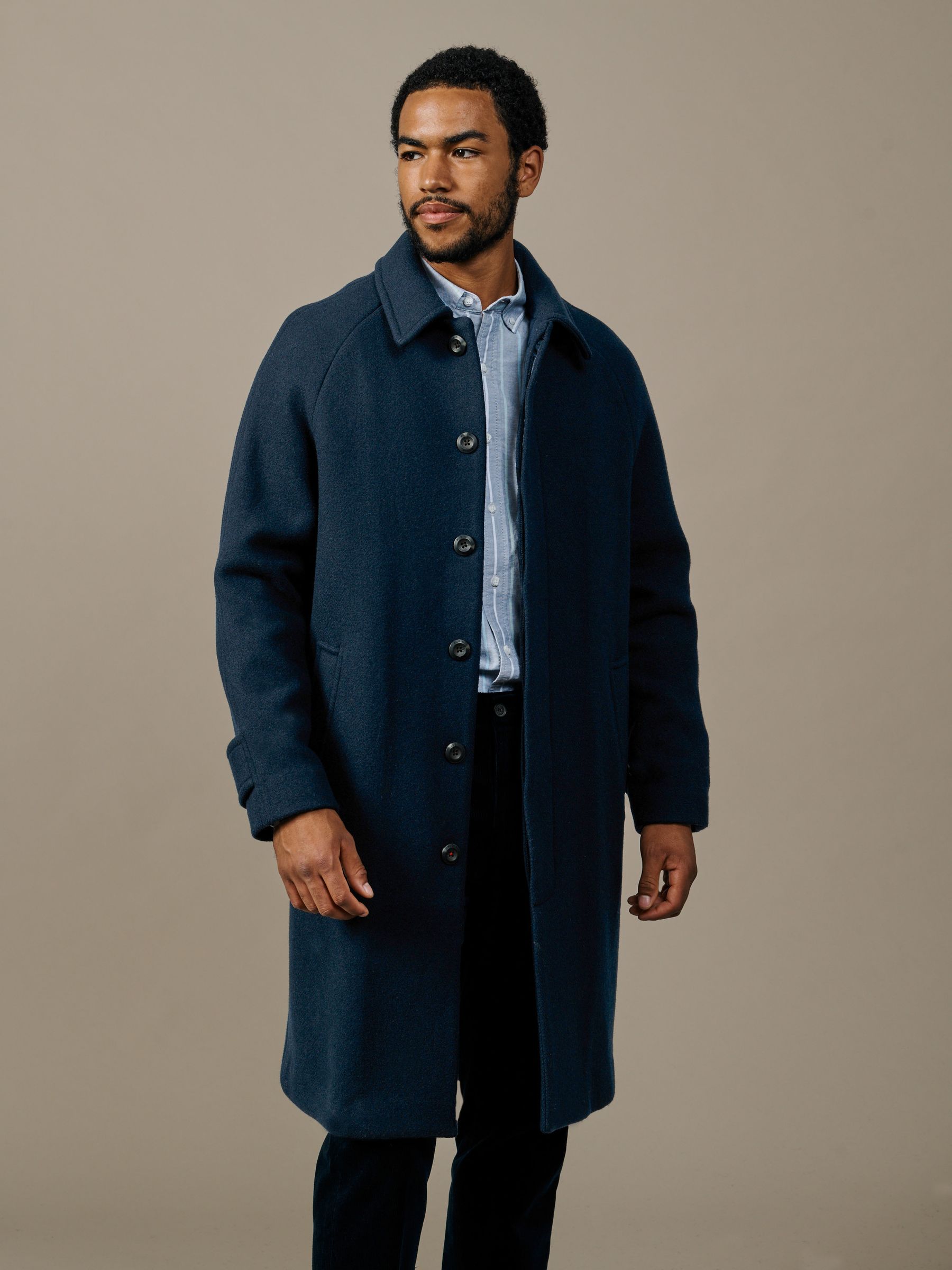 Buy Aubin Blue Dawes Overcoat from Next Bangladesh