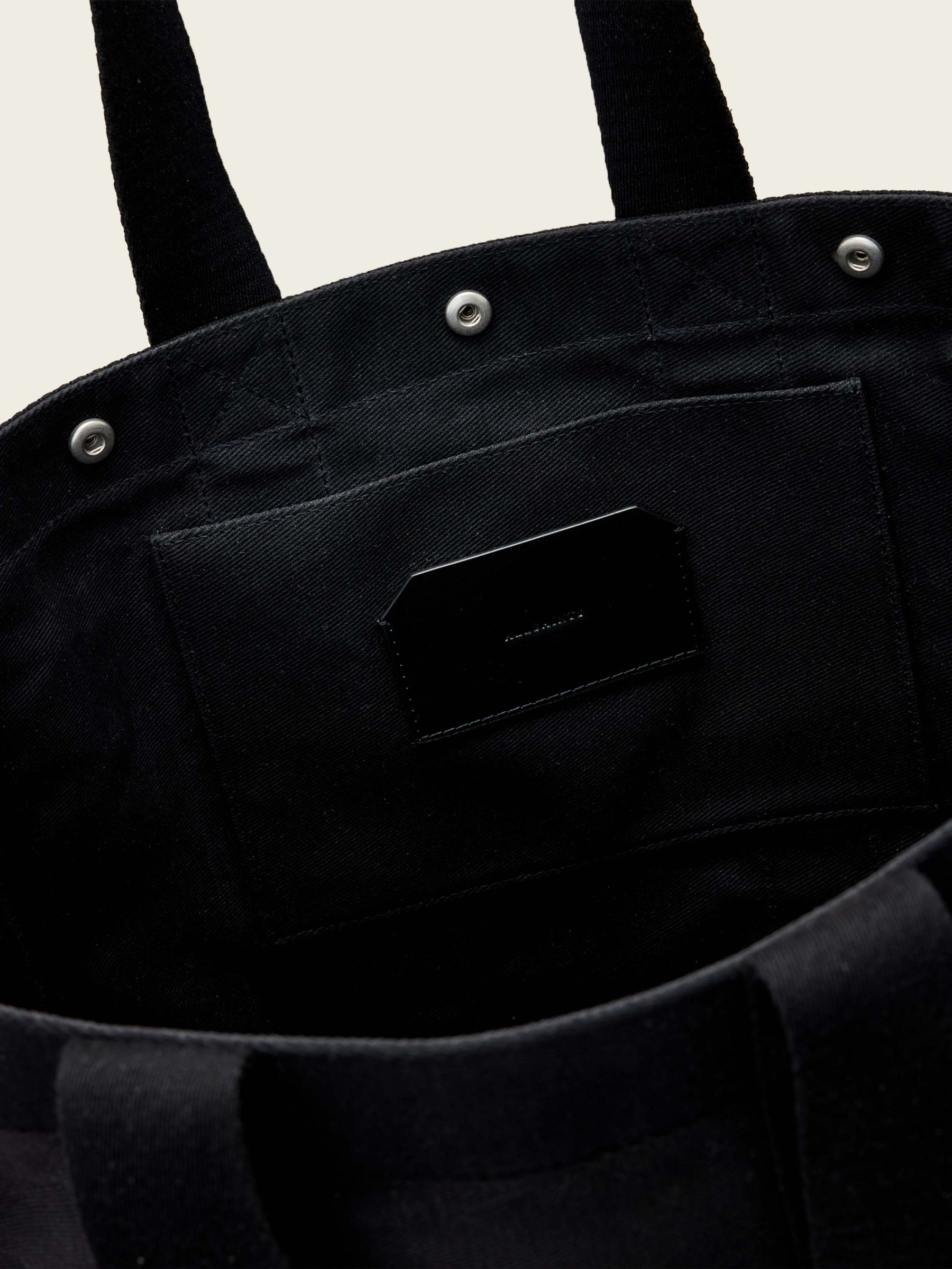 Buy AllSaints Black Layo Canvas Tote from Next Czech Republic