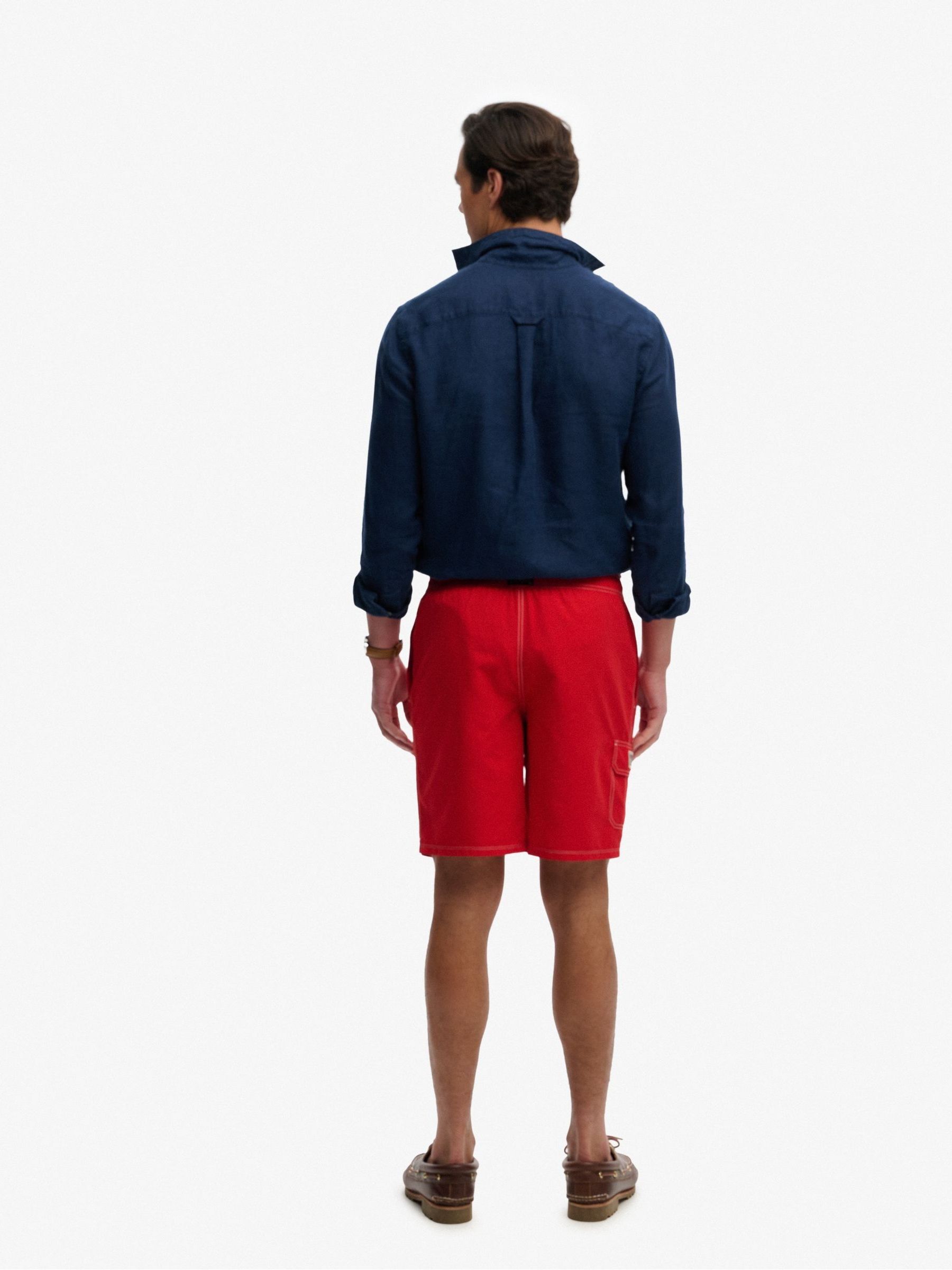Buy SUPERDRY Red Cargo 19-Inch Board Shorts from the Next UK online shop