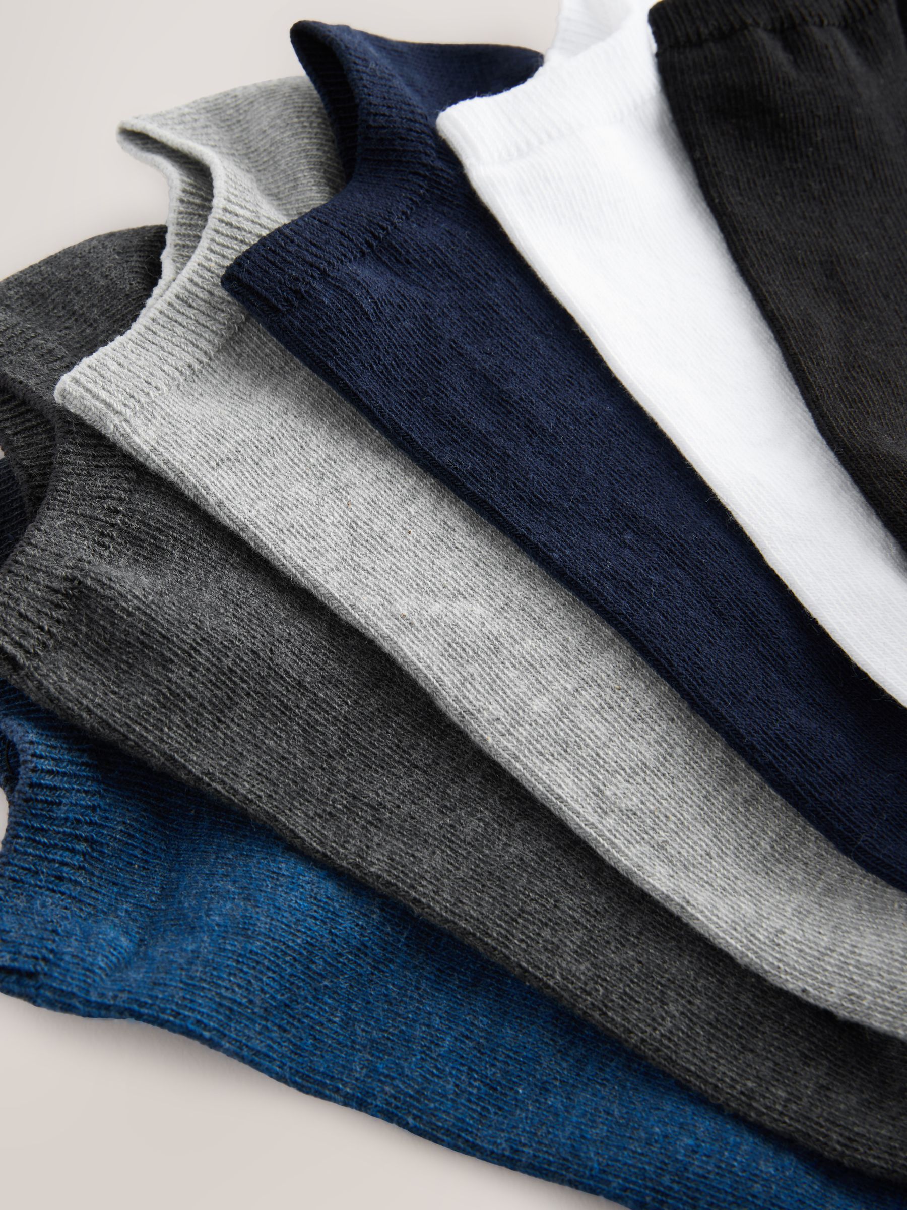 Buy Blue/Grey/Black Trainer Socks 12 Pack from the Next UK online shop
