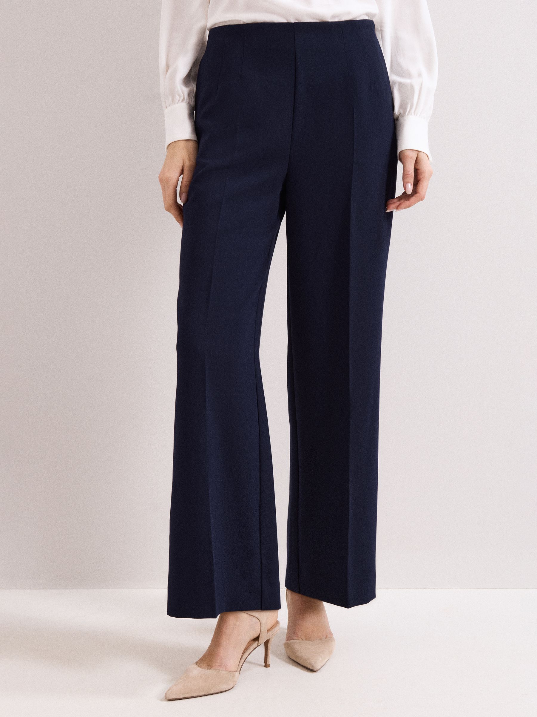 Buy Phase Eight Blue Petite Aubrie Trousers from the Next UK online shop