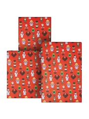 Buy Hallmark 3 x 4m Red Lego Christmas Wrapping Paper from the Next UK ...
