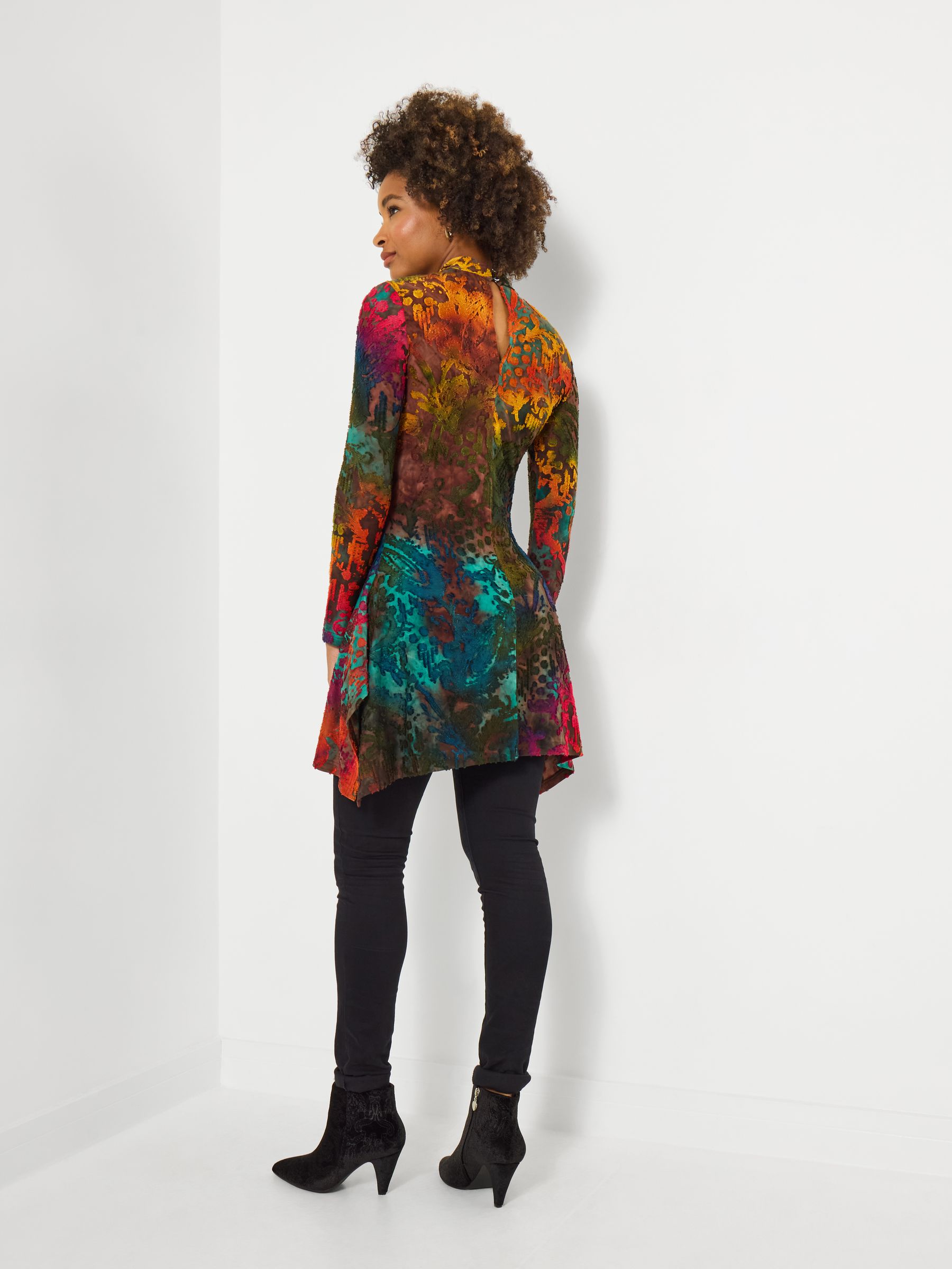 Buy Joe Browns Orange Statement Print Tunic Top from Next Kuwait