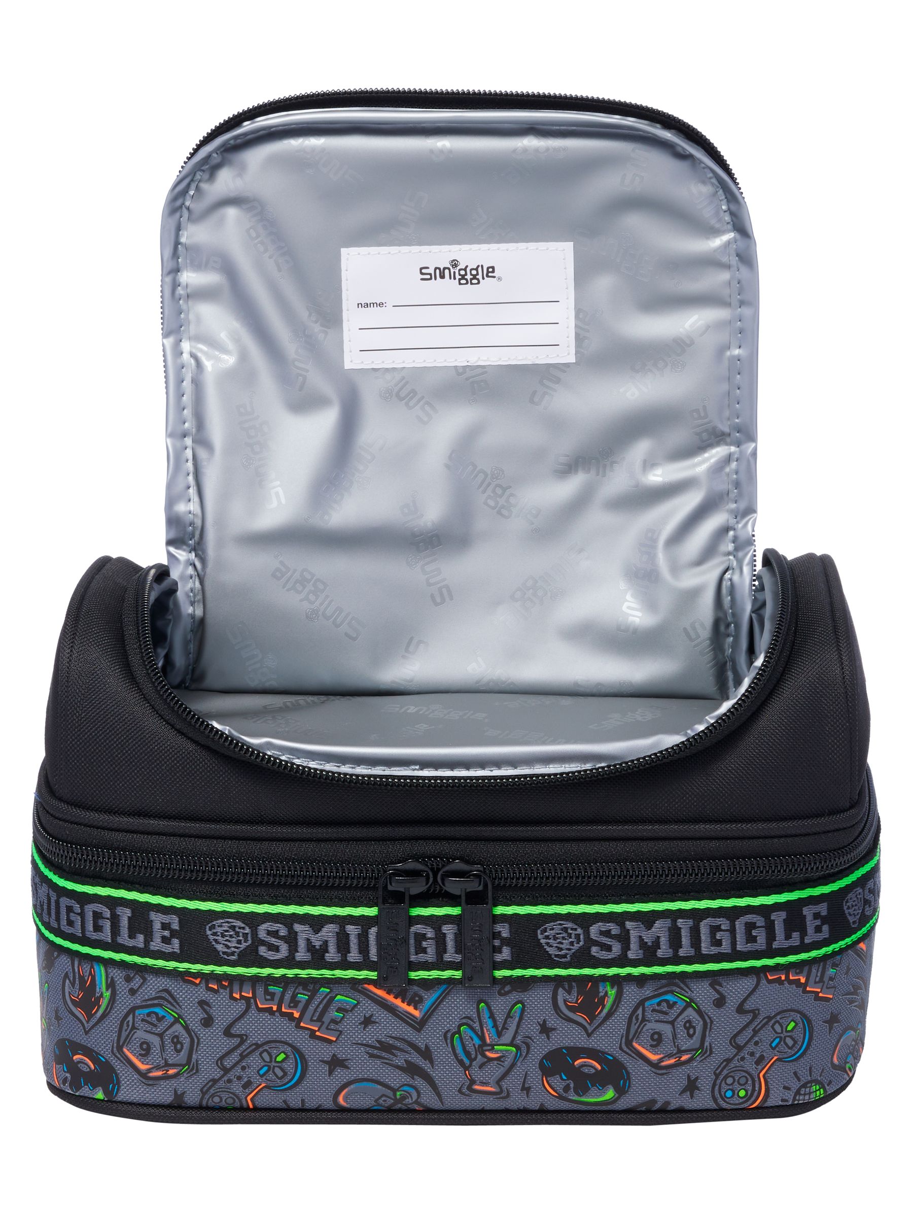 Buy Smiggle Black Smiggler Double Decker Lunchbox from Next Hungary