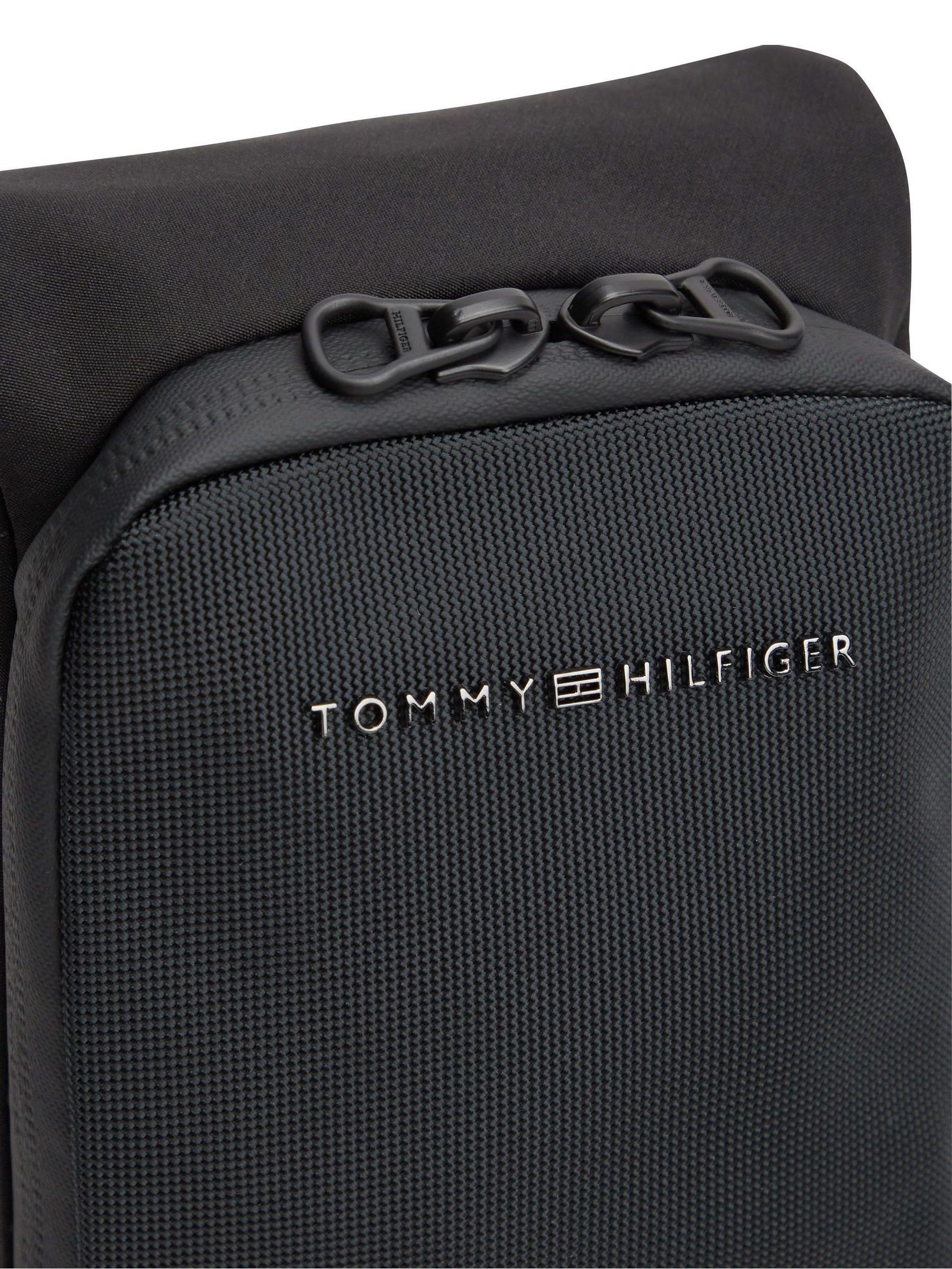 Buy Tommy Hilfiger Black Textile Flap Logo Travel Pouch from Next Gibraltar