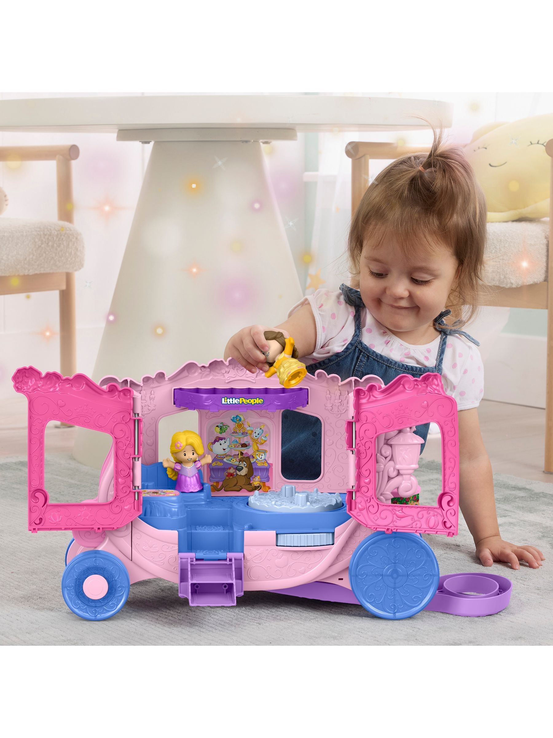 Buy Mattel Games Fisher Price LP Disney Princess Deluxe Vehicle from ...