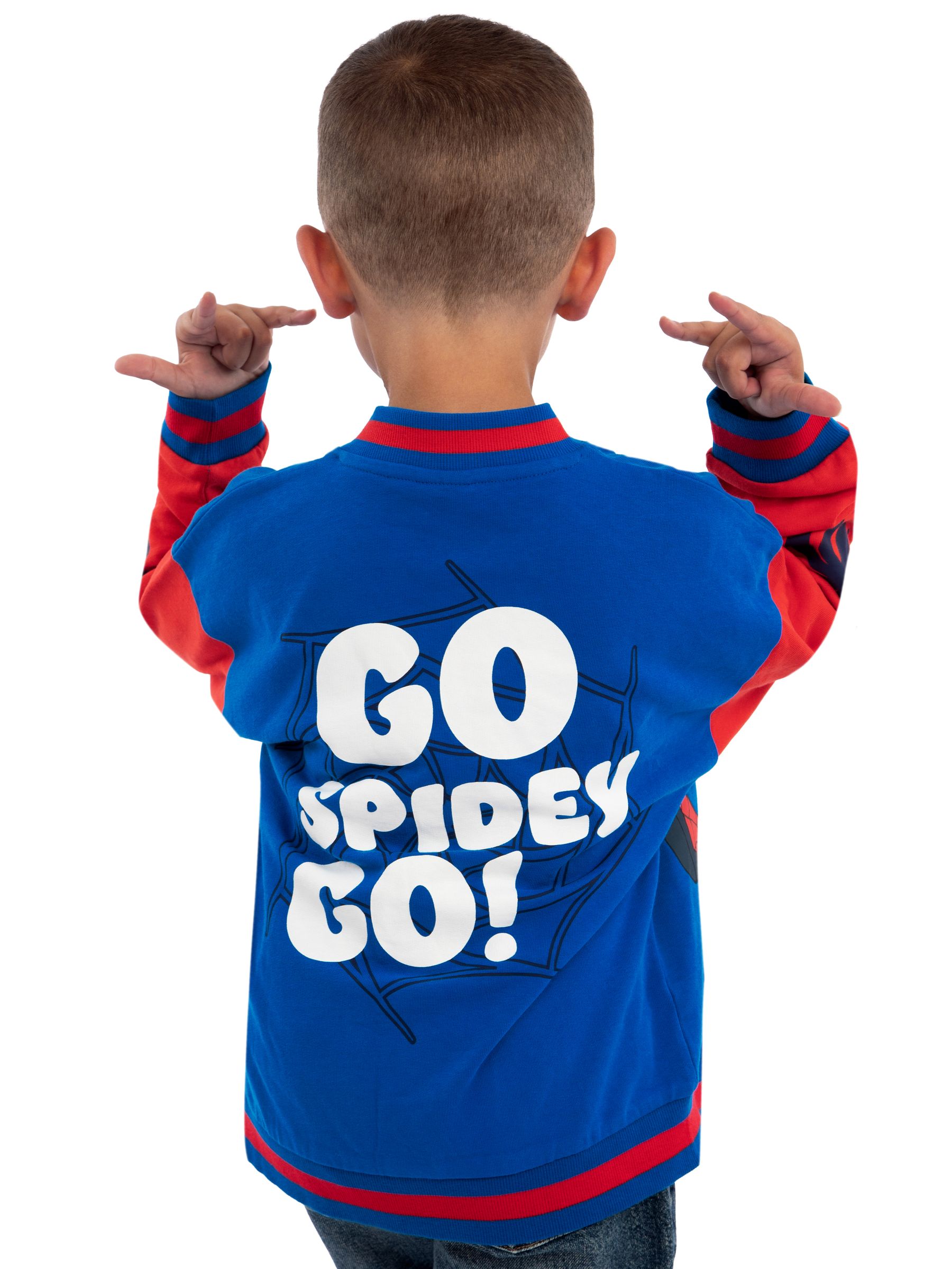Buy Character Blue Spidey And His Amazing Friends Bomber Jacket from ...