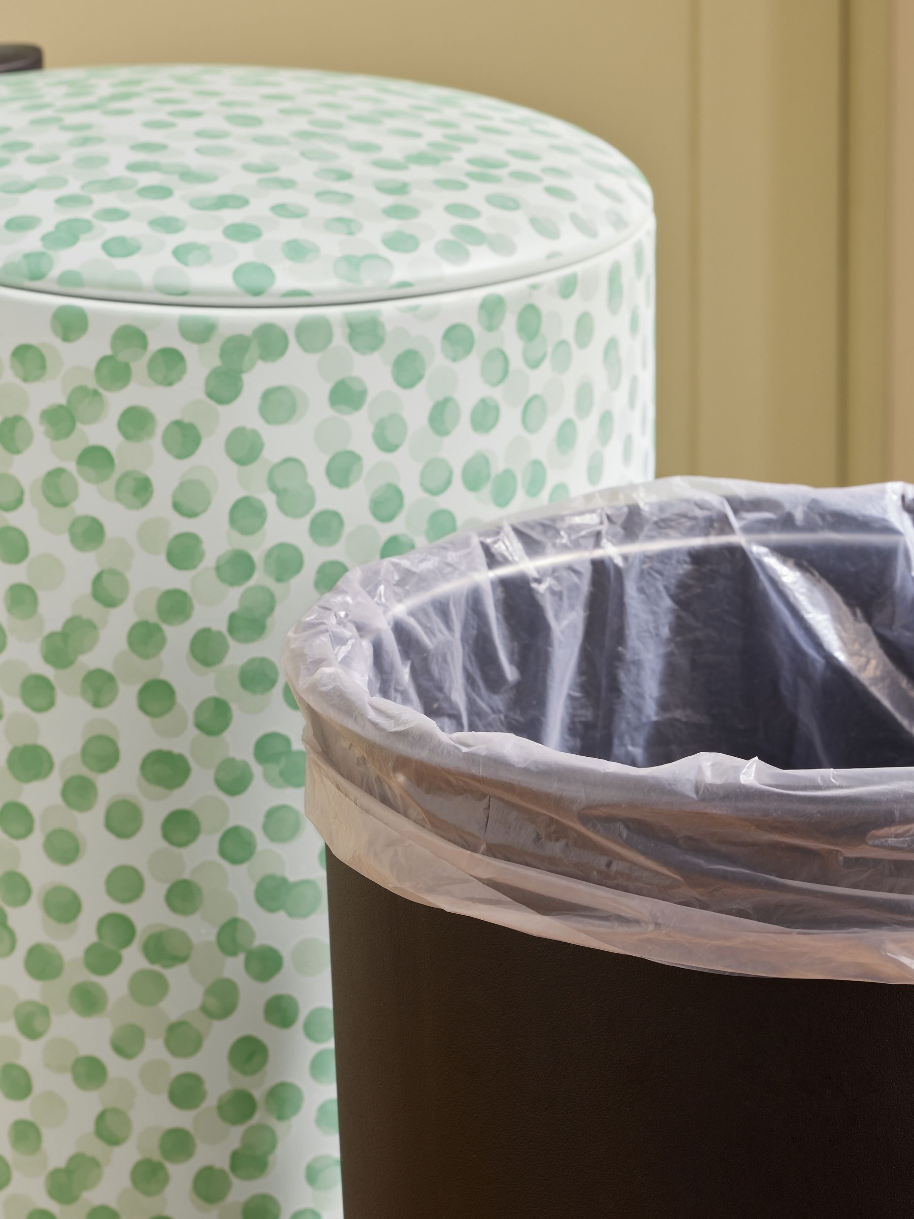 Buy Sage Green Spot Pattern 30L Round Bin from the Next UK online shop