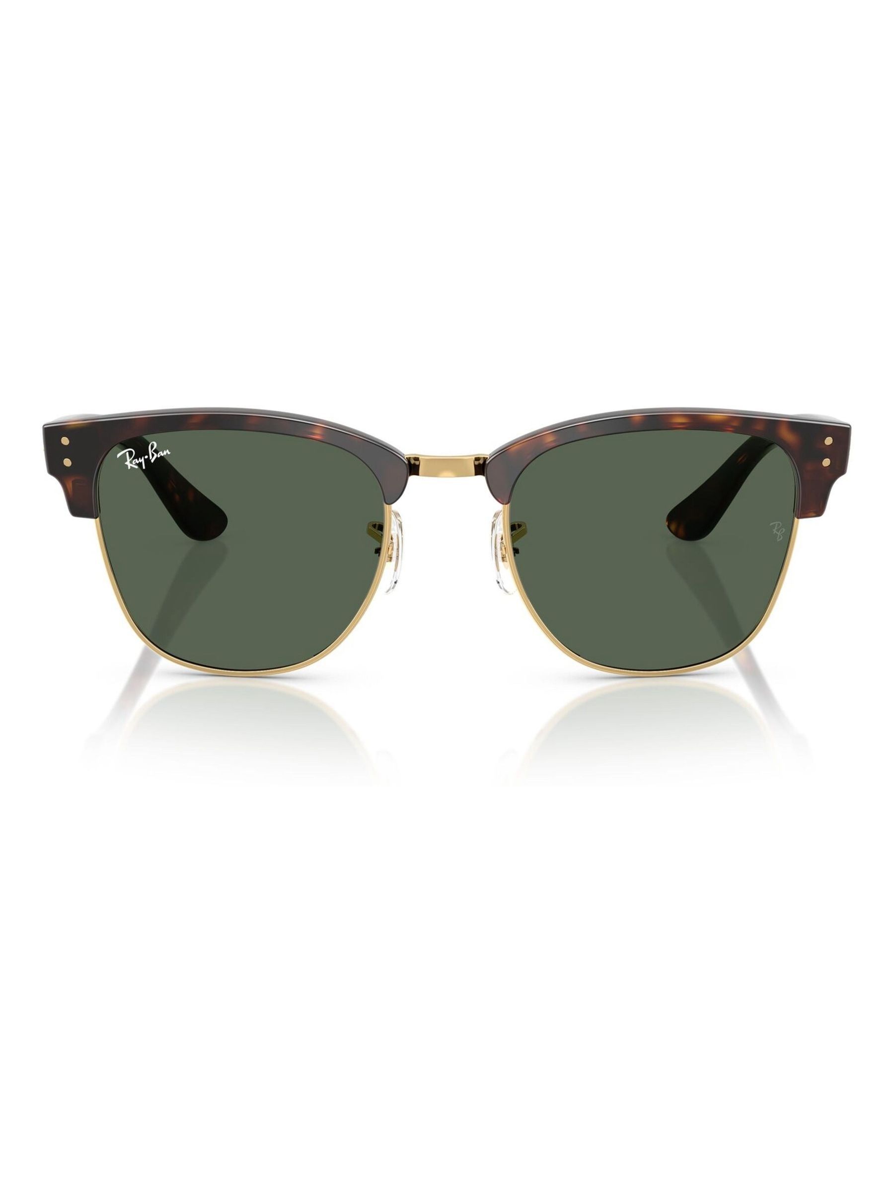 Buy Ray-Ban Brown Clubmaster Reverse Square Sunglasses from the Next UK ...