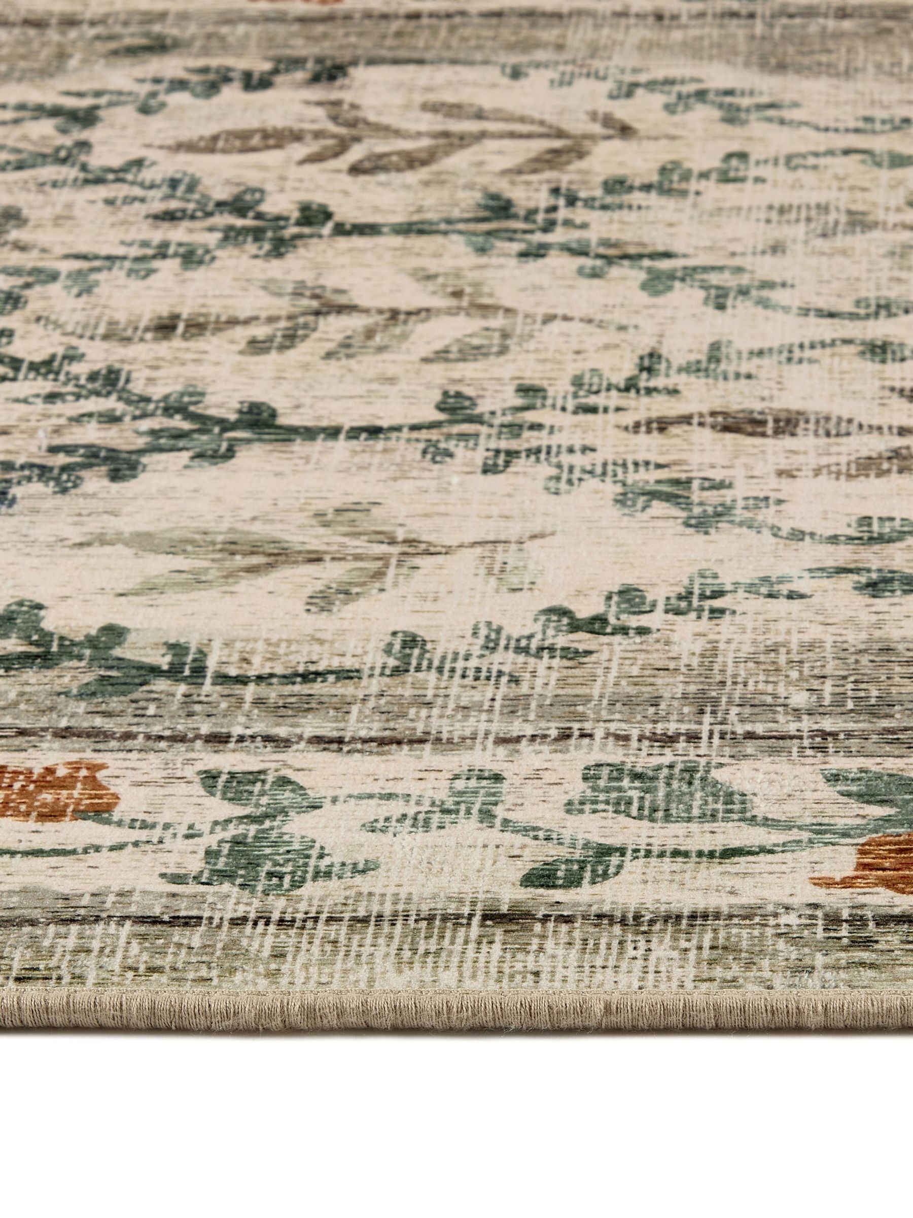 Buy Hug Rug Natural and Green British Made Washable English Garden ...