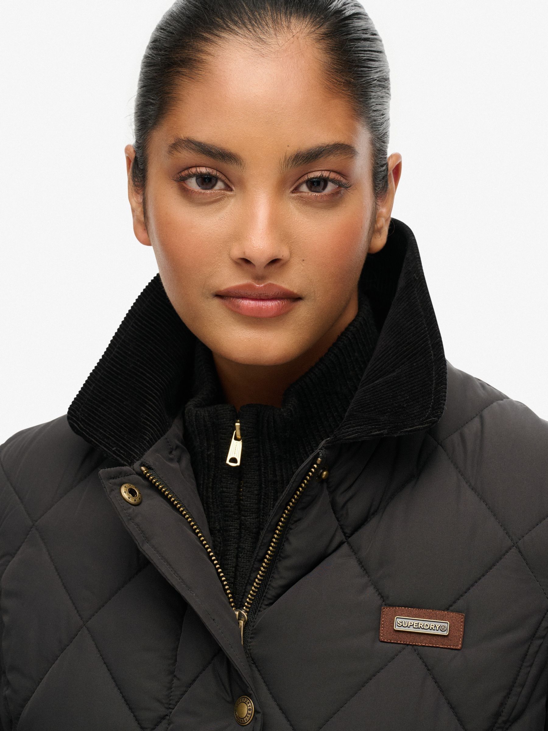 Buy Superdry Black Cord Trimmed Liner Jacket from Next Kuwait