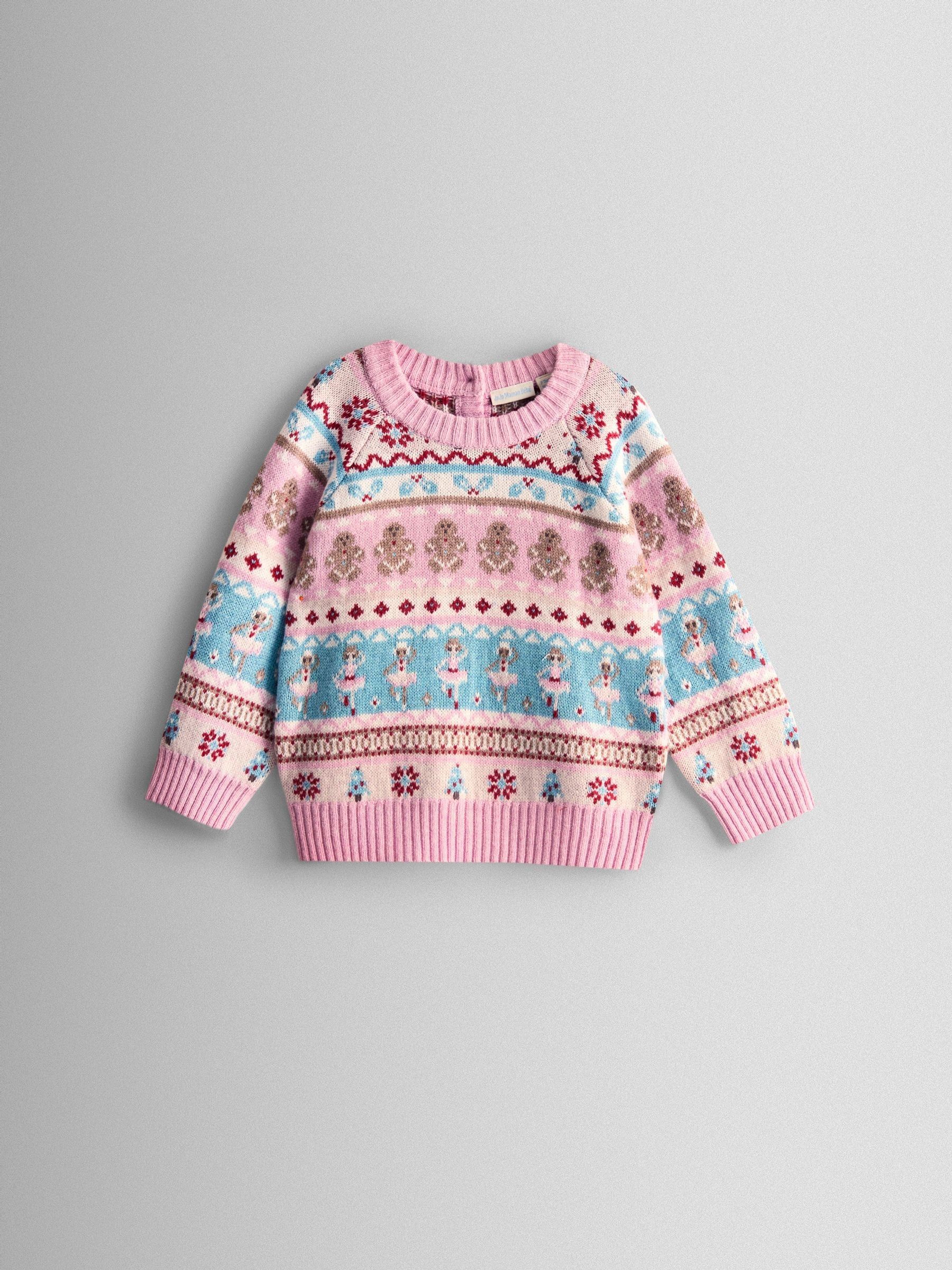 Buy JoJo Maman Bébé Ballerina & Gingerbread Fairisle Jumper from Next Japan
