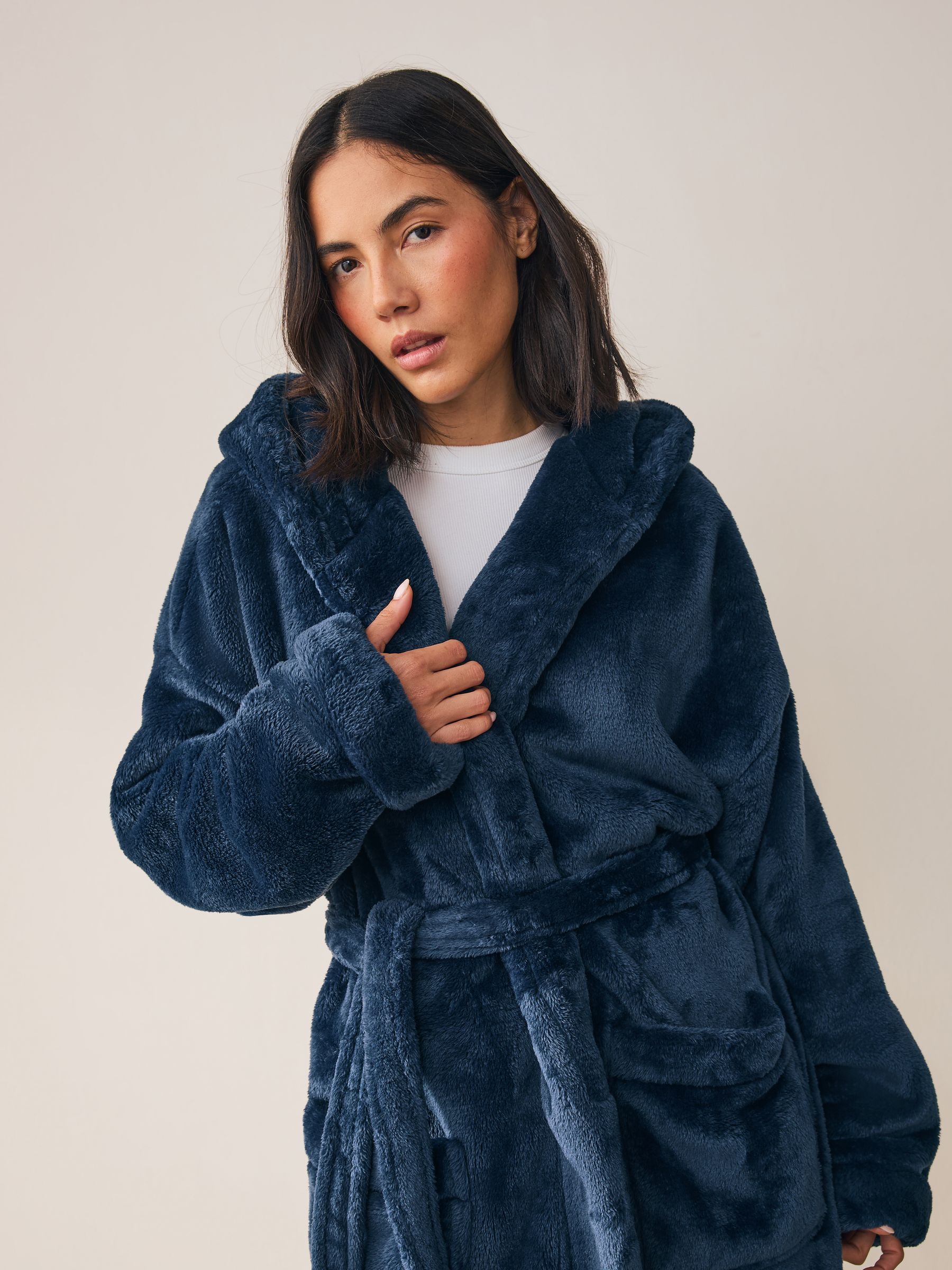 Buy Navy Snow Dressing Gown from Next Ireland