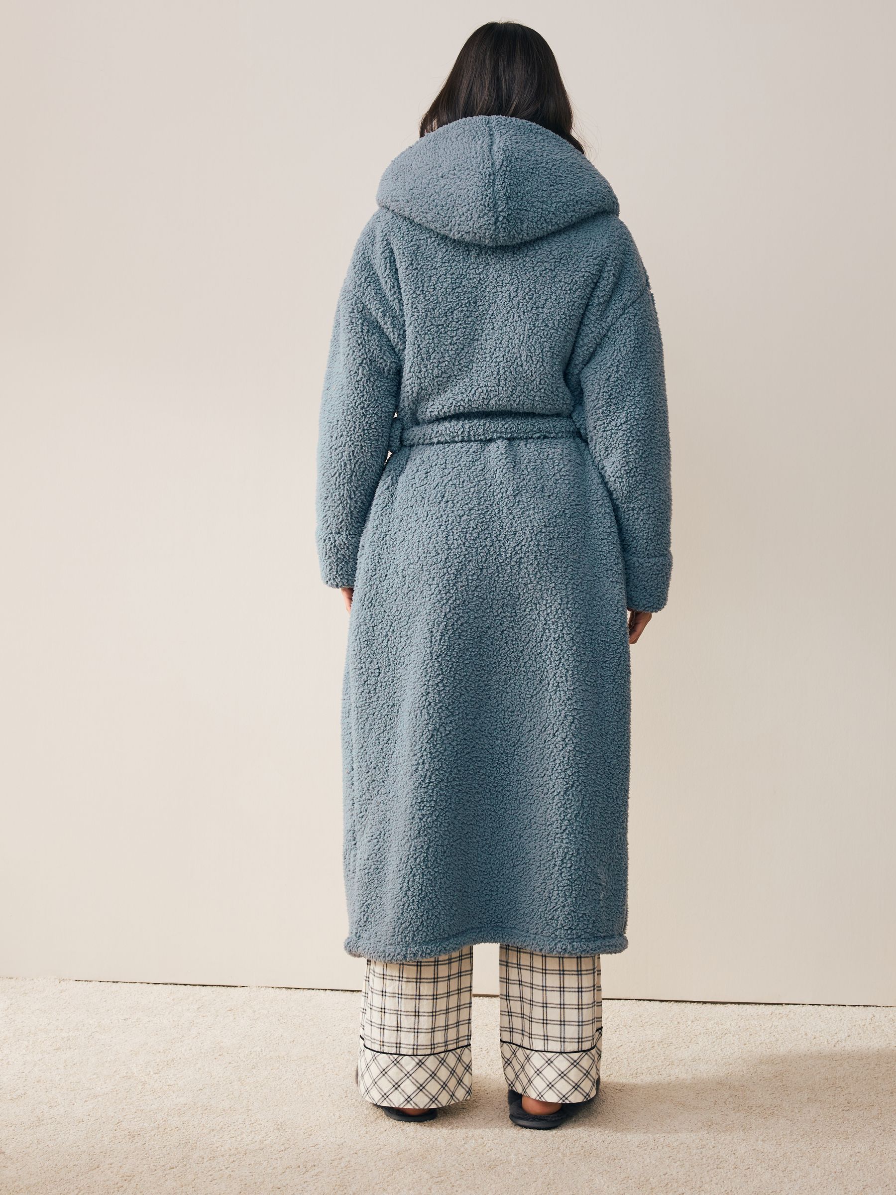 Buy Blue Teddy Dressing Gown from the Next UK online shop