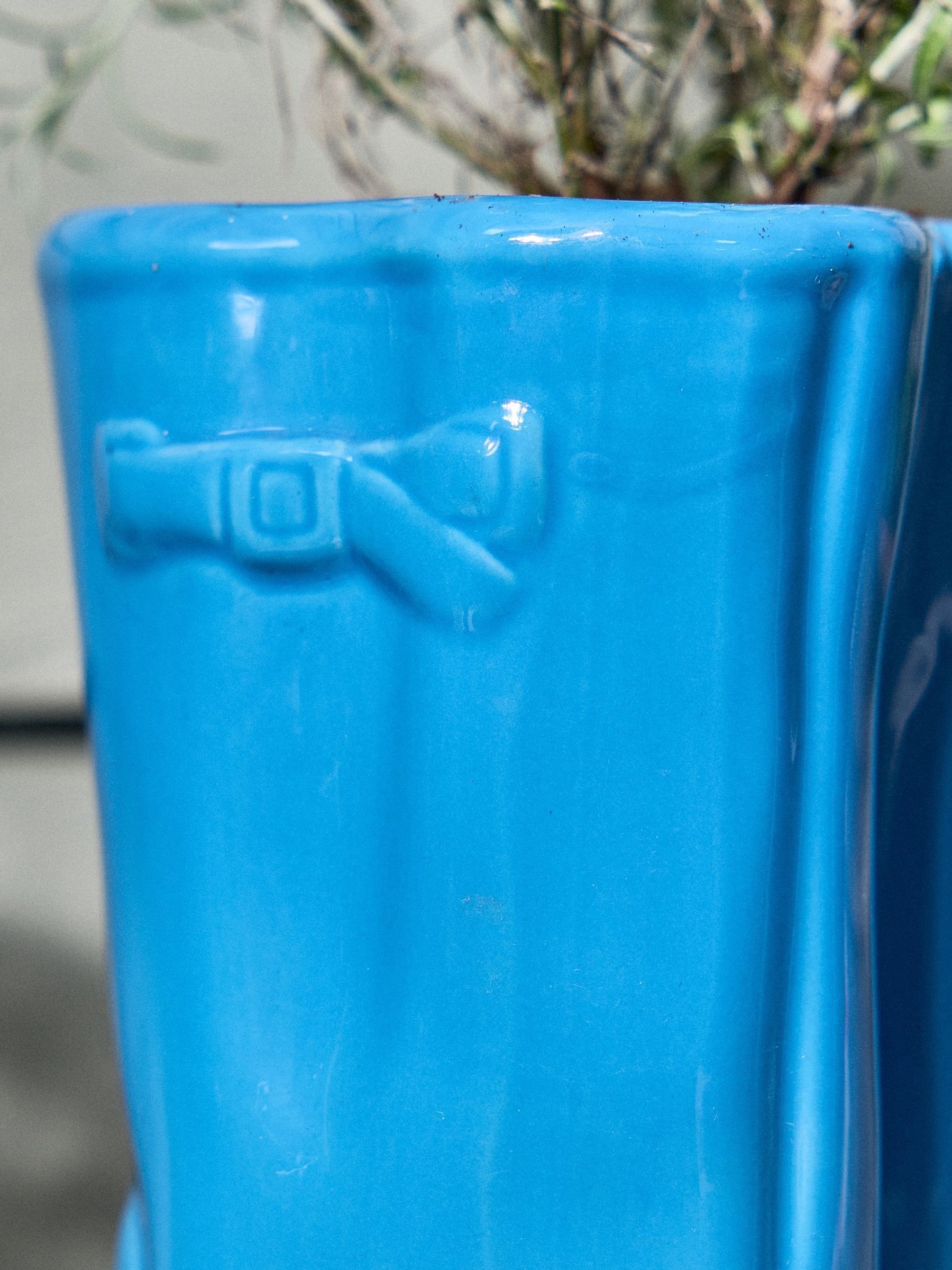 Buy Dibor Blue Calstock Double Wellington Small Planter from the Next ...