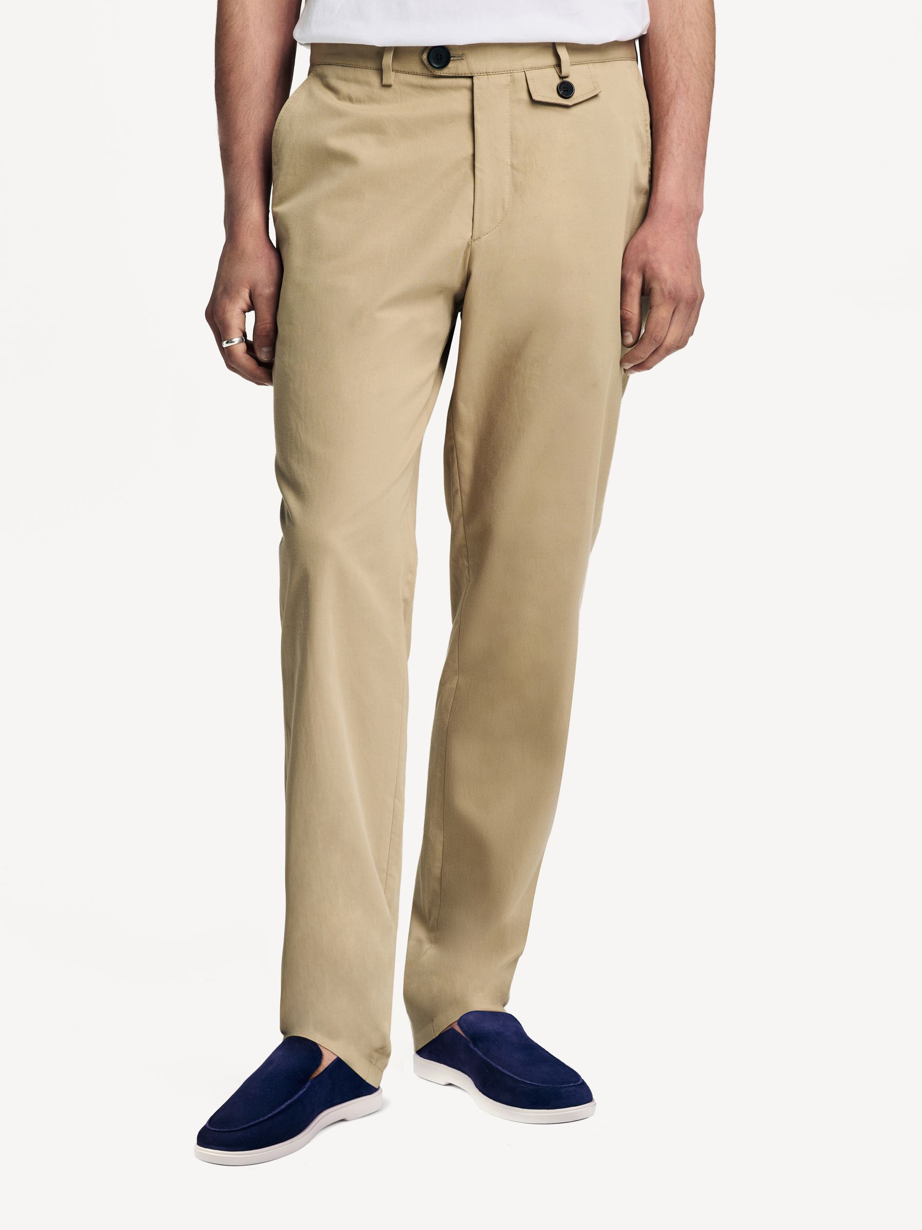 Buy Oliver Spencer Oliver Spencer Fishtail Ashdown Brown Trousers from ...