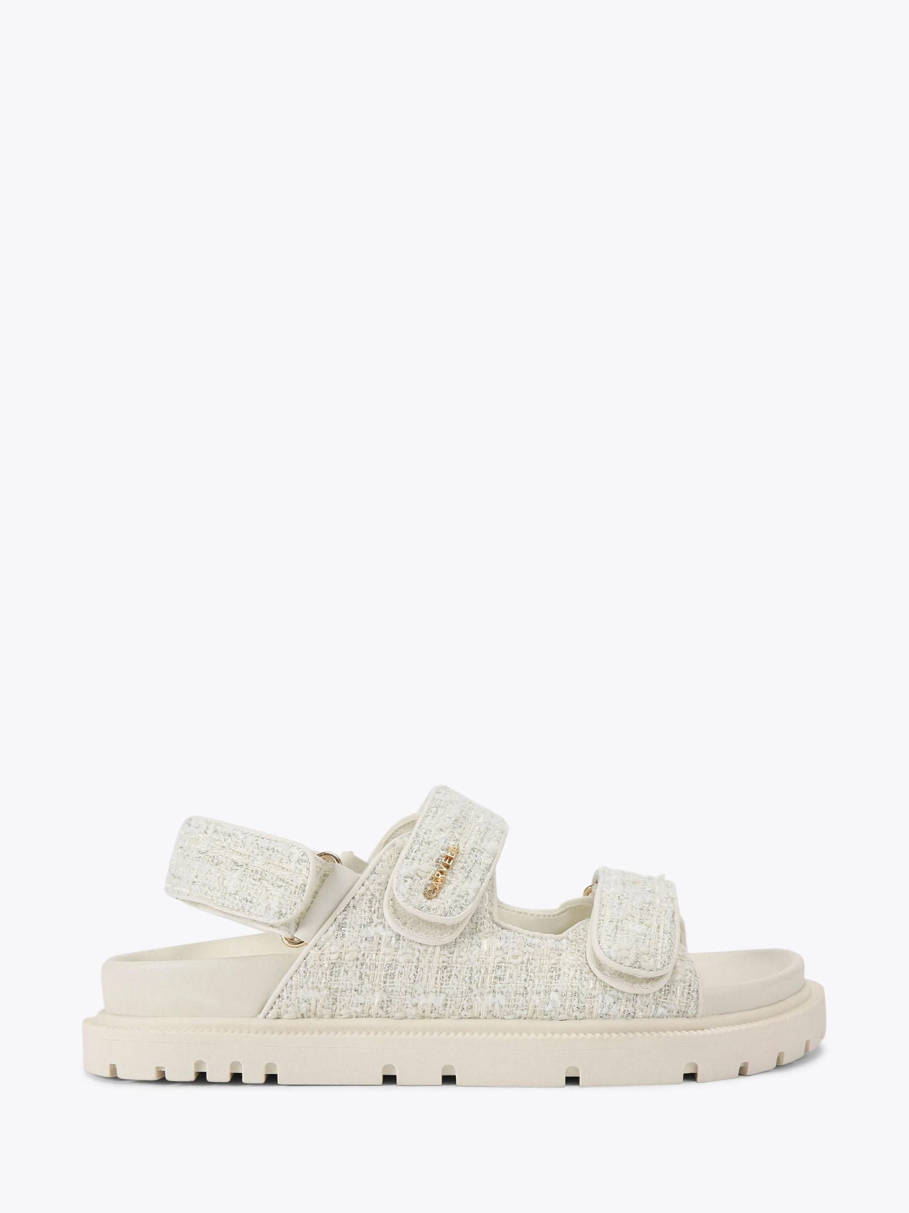 Buy Carvela Cream Chrome Rosa Sandals from the Next UK online shop