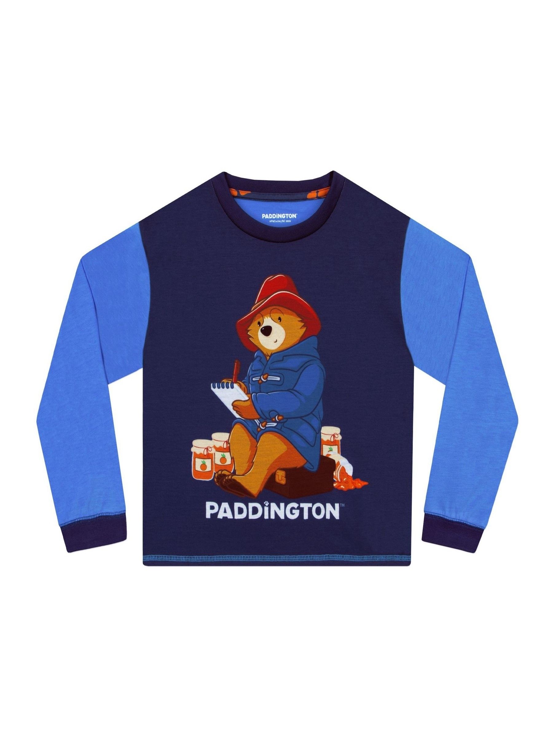 Buy Character Blue Paddington Bear Long Sleeve Pyjamas from the Next UK ...