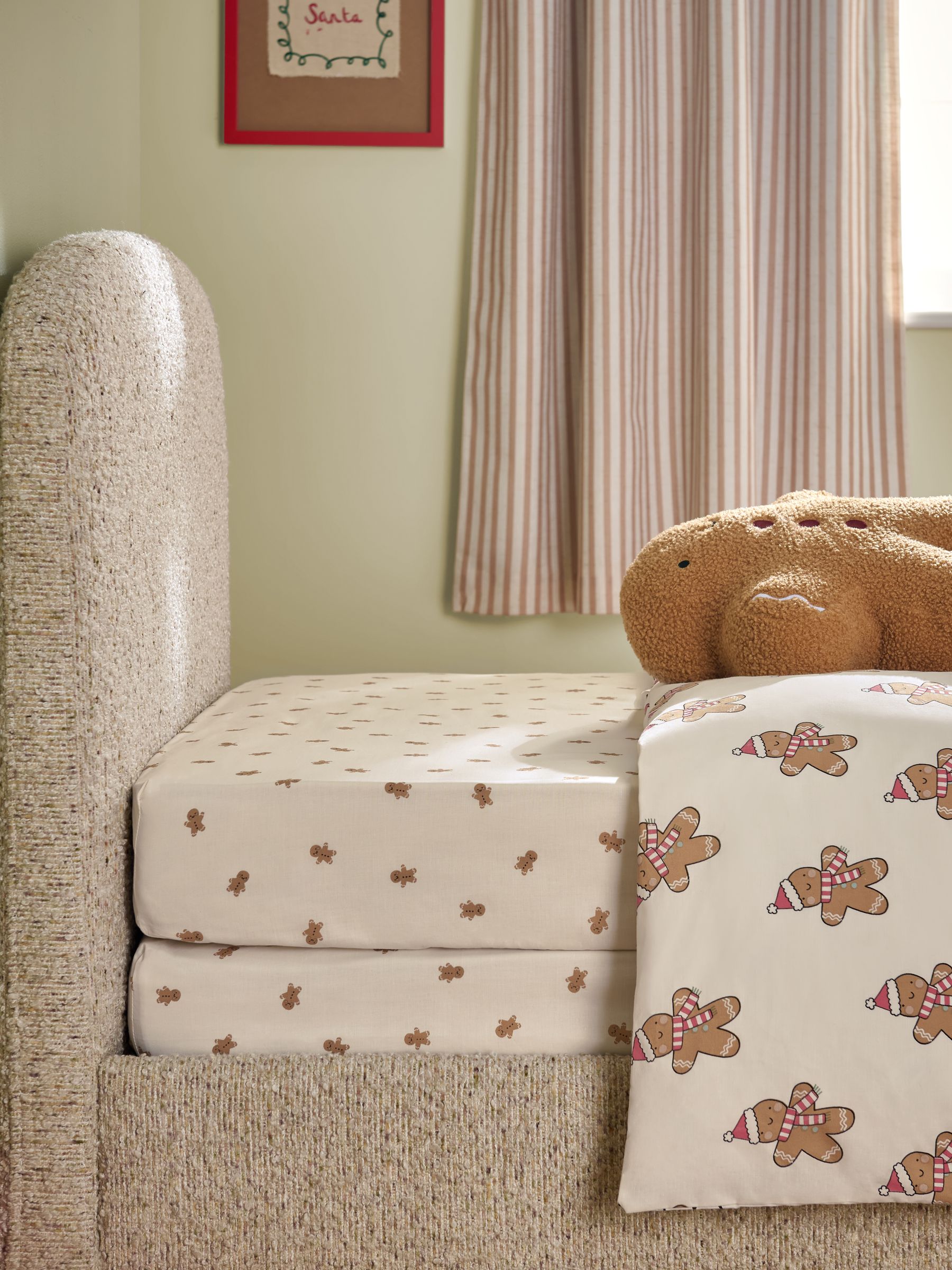 Buy 2 Pack Cream Gingerbread Fitted Sheets from Next United Arab Emirates