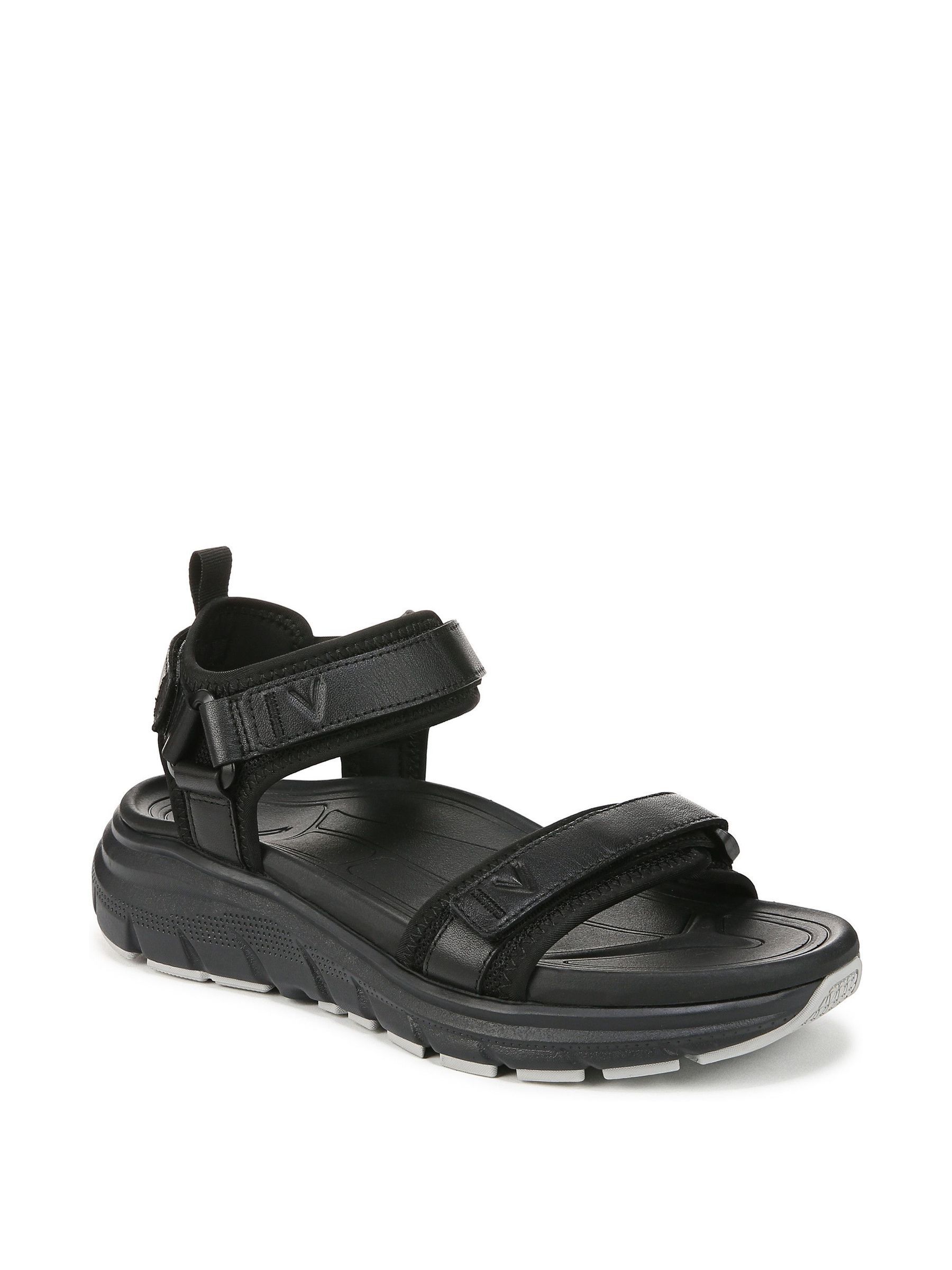 Buy Vionic Black Walk Max Wanderer Walking Sandals from the Next UK ...
