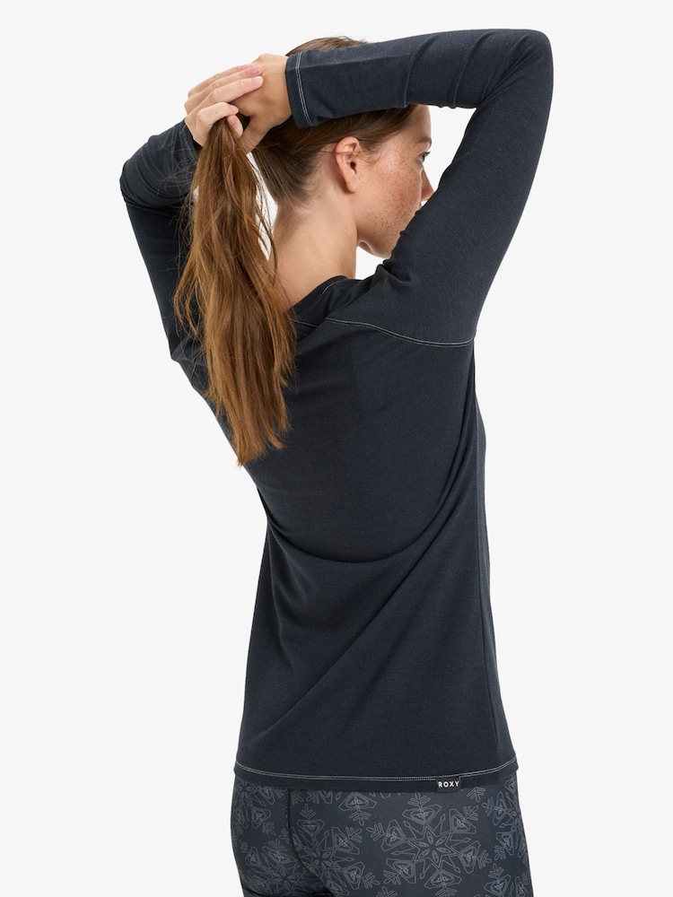 Buy Roxy Black Climate Control Base Layer Top from Next France