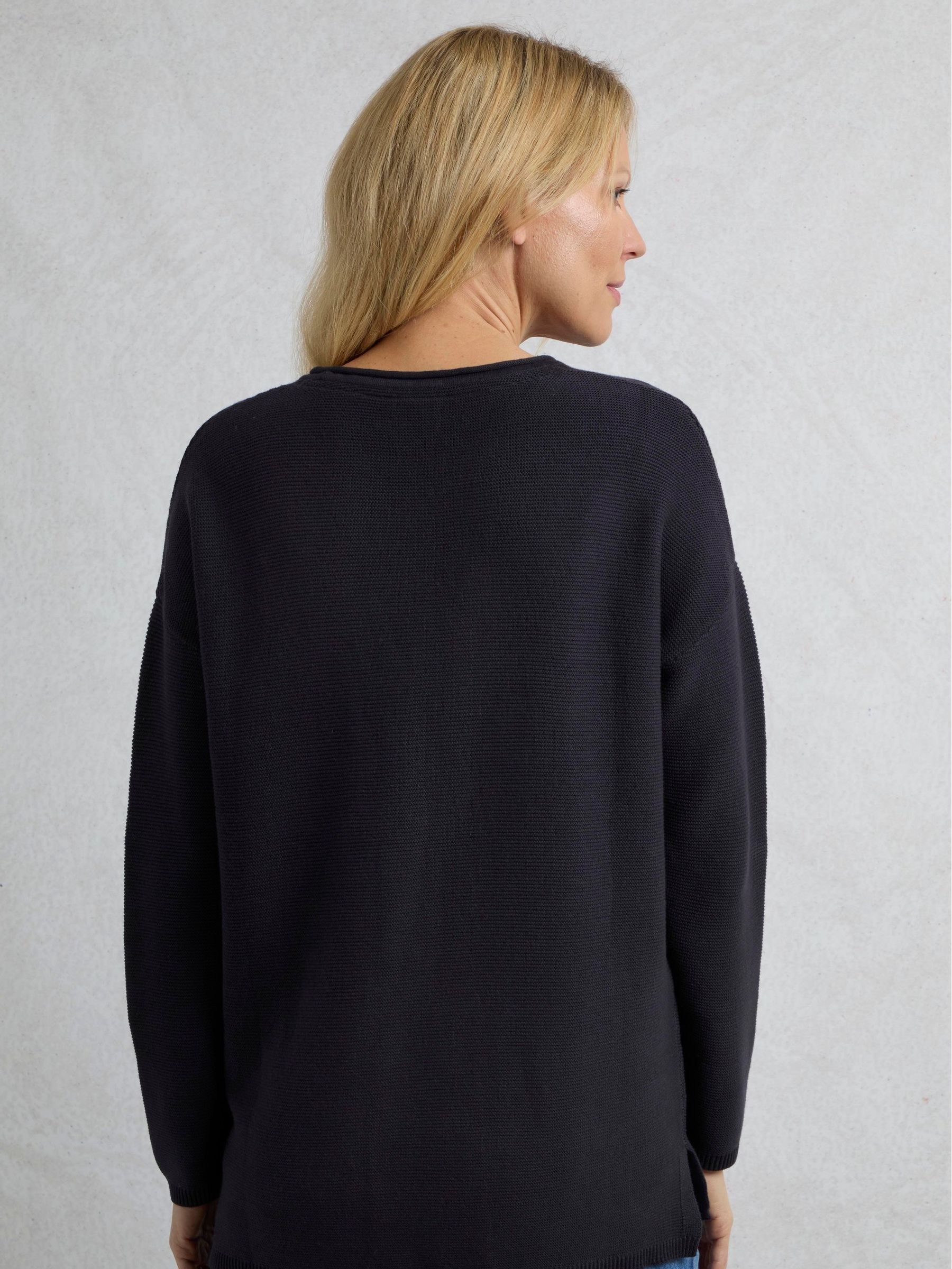 Buy Weird Fish Navy Dalla Knitted Crew Neck Jumper from the Next UK ...