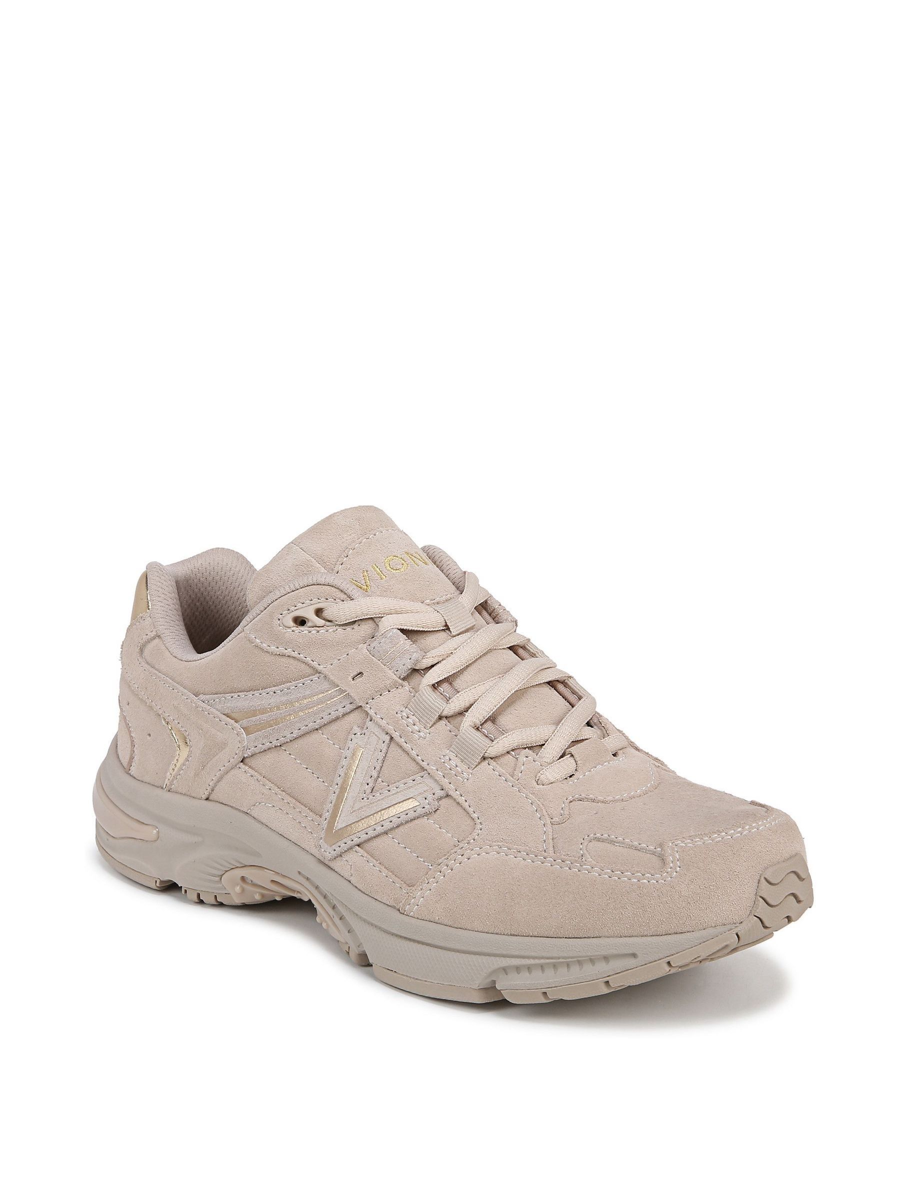 Buy Vionic Cream Wide Fit 23Walk 2.0 Arch Support Trainers from the ...