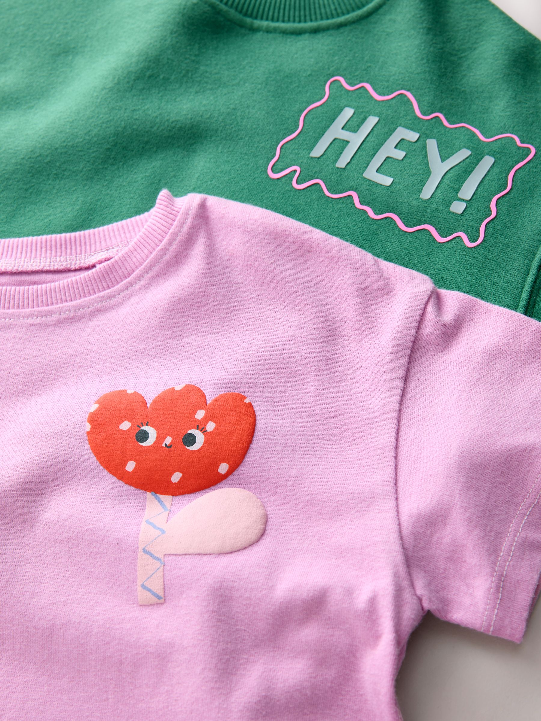 Buy Green/Pink Top & Trousers Set 2 Pack (3mths-7yrs) from Next Portugal