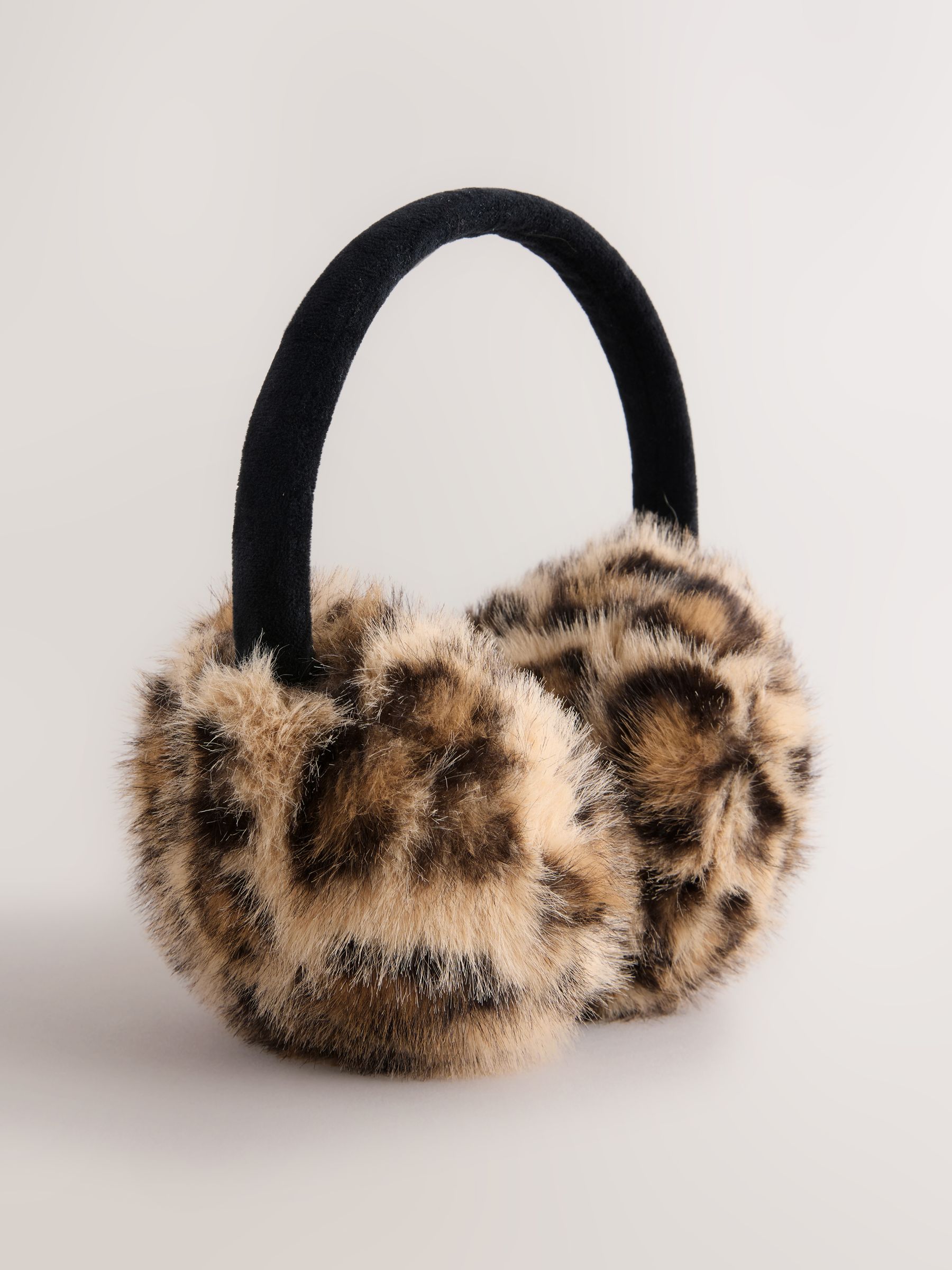 Buy Leopard Print Faux Fur Ear Muff from the Next UK online shop