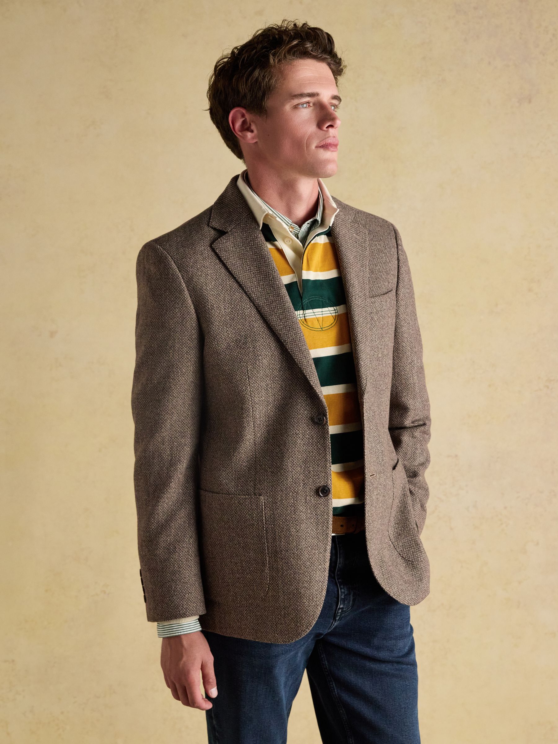 Buy Joules Stone Wool Blend Donegal Blazer from the Next UK online shop